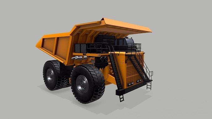 3D model Industrial Vehicle Mine Truck VR / AR / low-poly | CGTrader