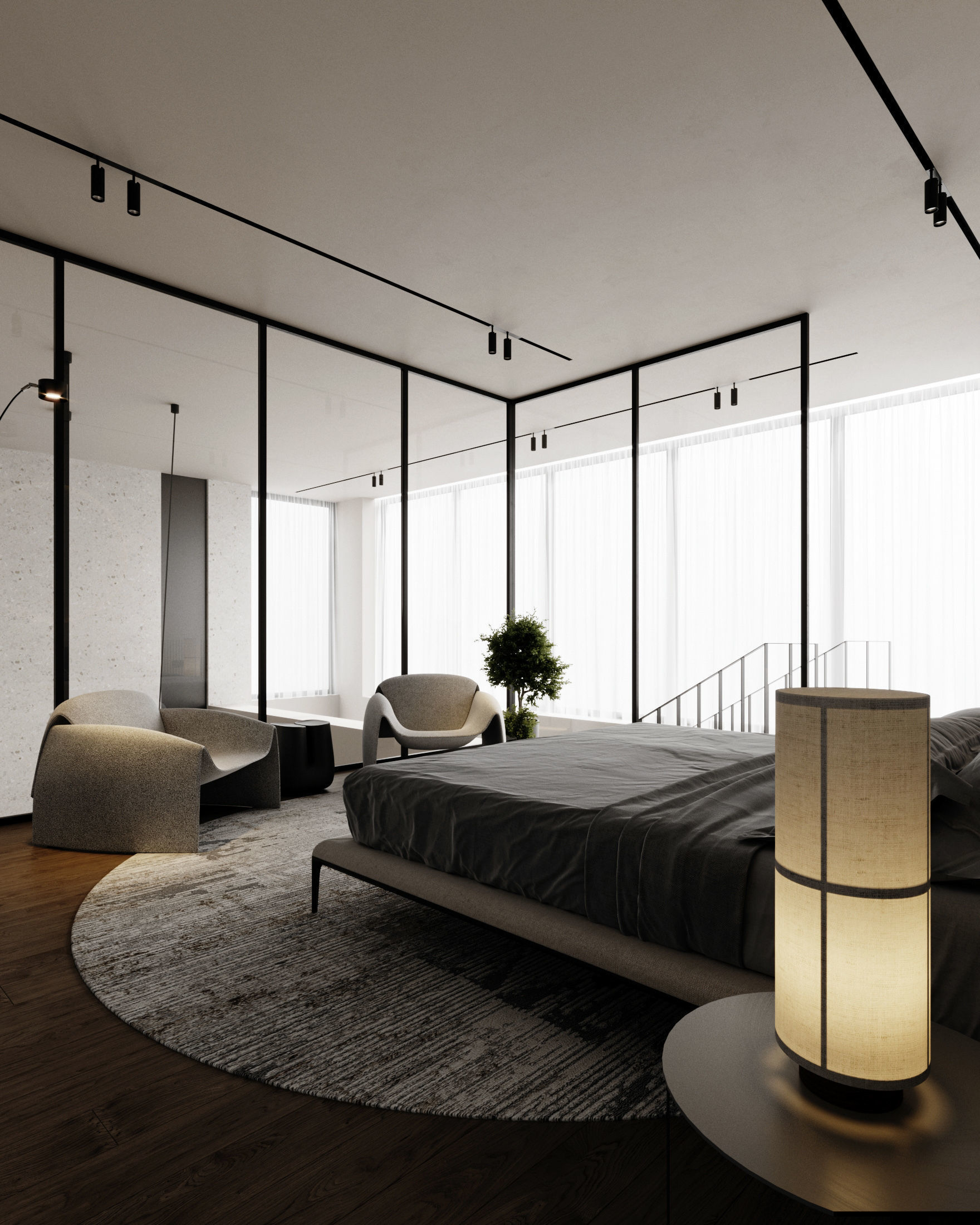 Interior Scene Japandi - 3d Model - Lighting 3D model | CGTrader