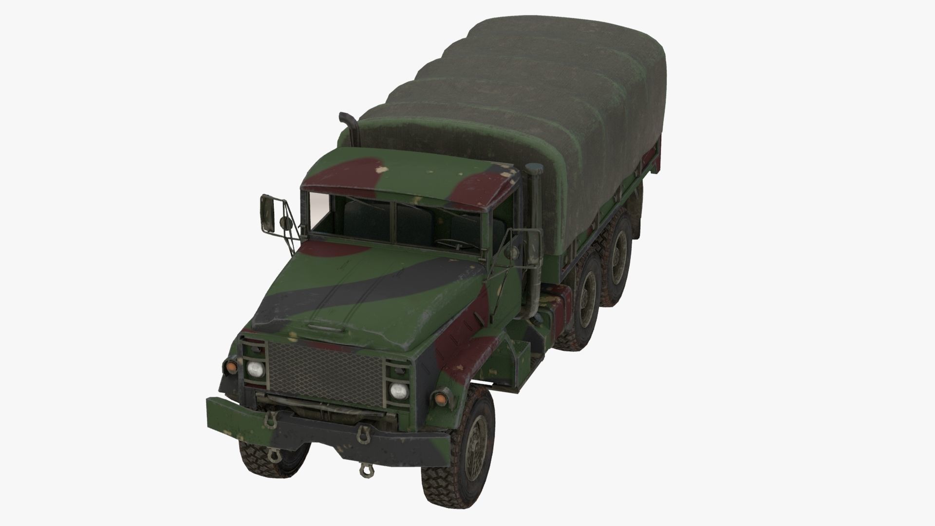 3D model 4K Textures Truck M923 VR / AR / low-poly | CGTrader