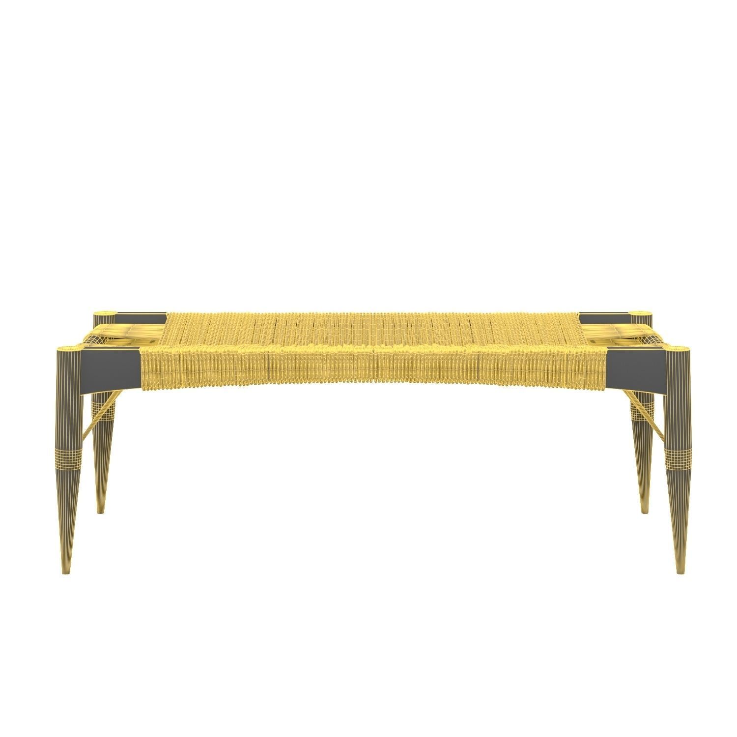 CB2 wrap bench 3D model | CGTrader
