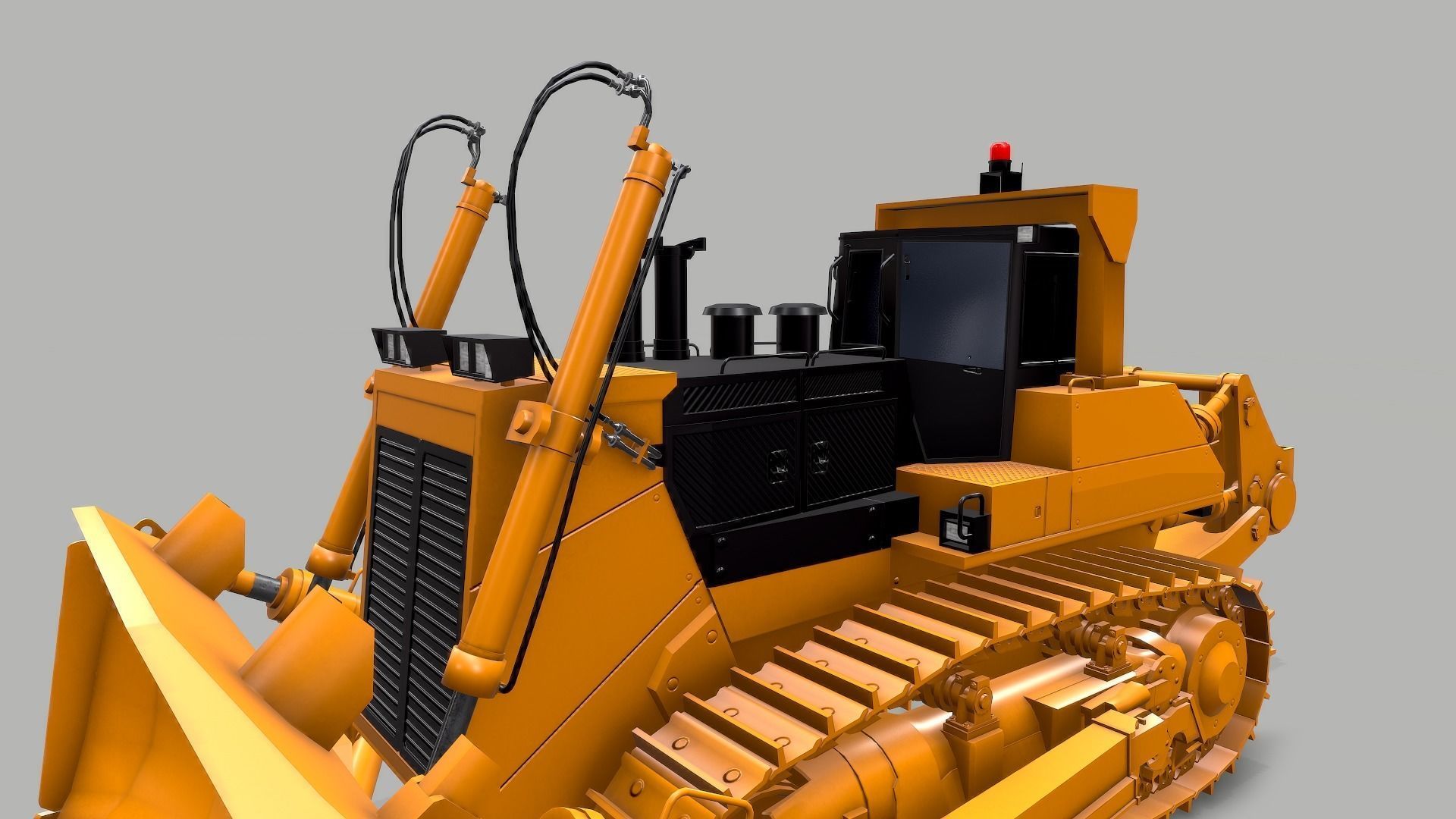 3D model Industrial Vehicle Dozer VR / AR / low-poly | CGTrader