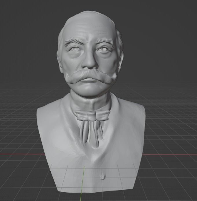 Thomas Hardy 3D model 3D printable | CGTrader