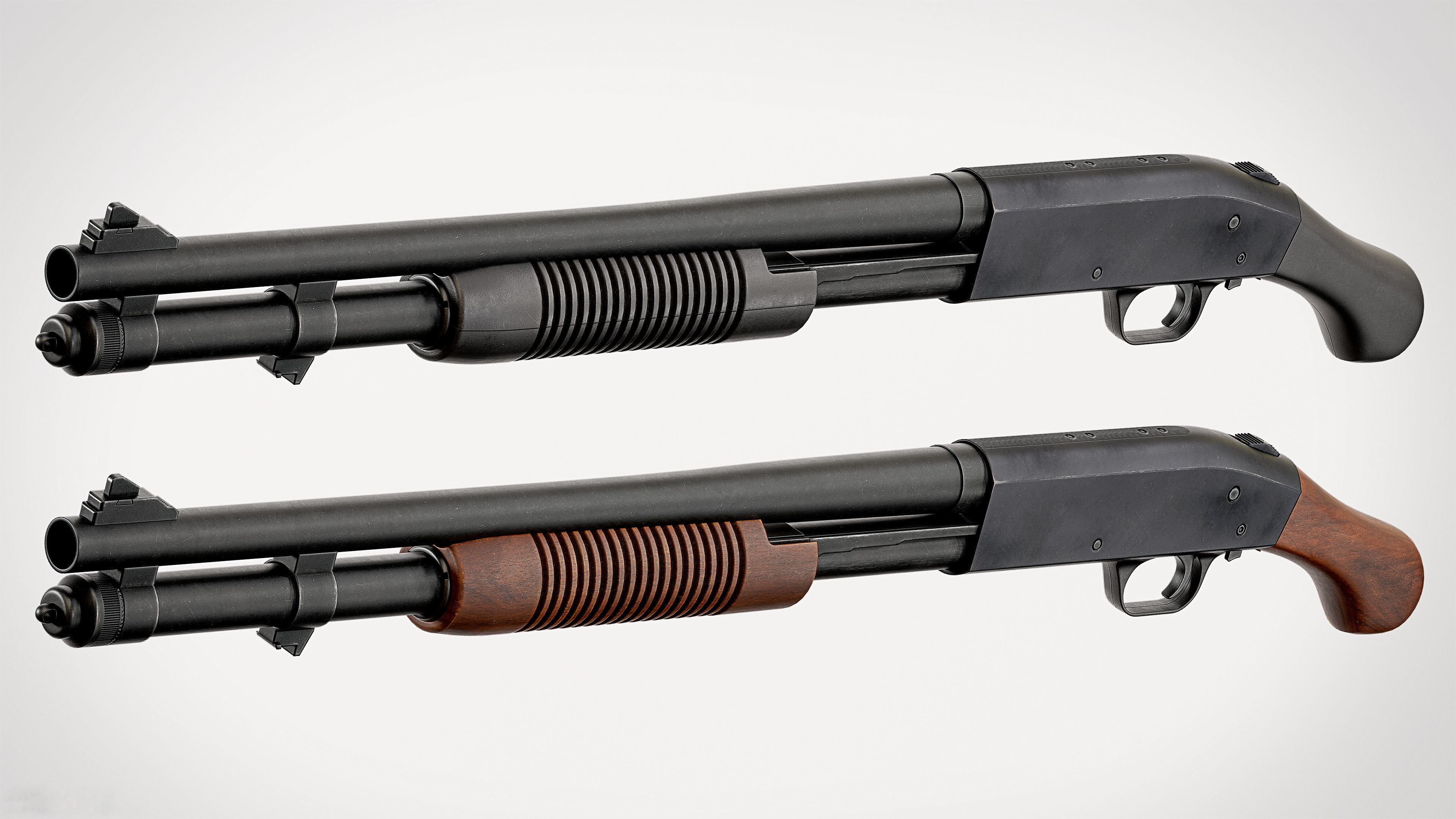 3D model Mossberg 590 VR / AR / low-poly | CGTrader