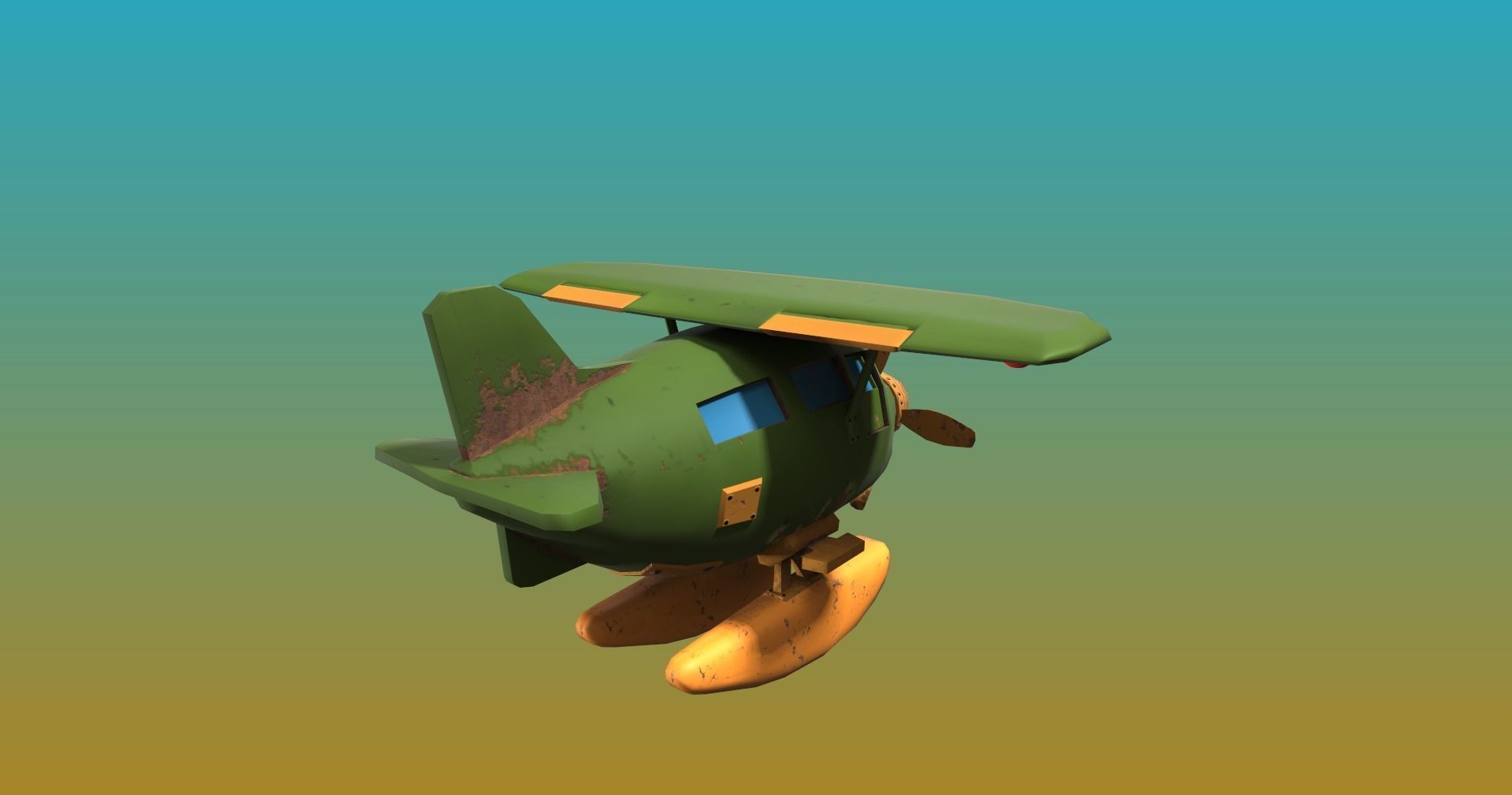 3D model Cartoon Style Plane Game 3D asset VR / AR / low-poly | CGTrader