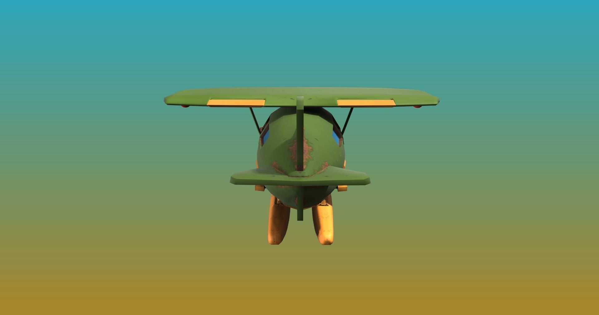 3D model Cartoon Style Plane Game 3D asset VR / AR / low-poly | CGTrader