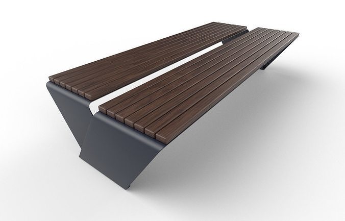 3D model Bench M08 VR / AR / low-poly | CGTrader