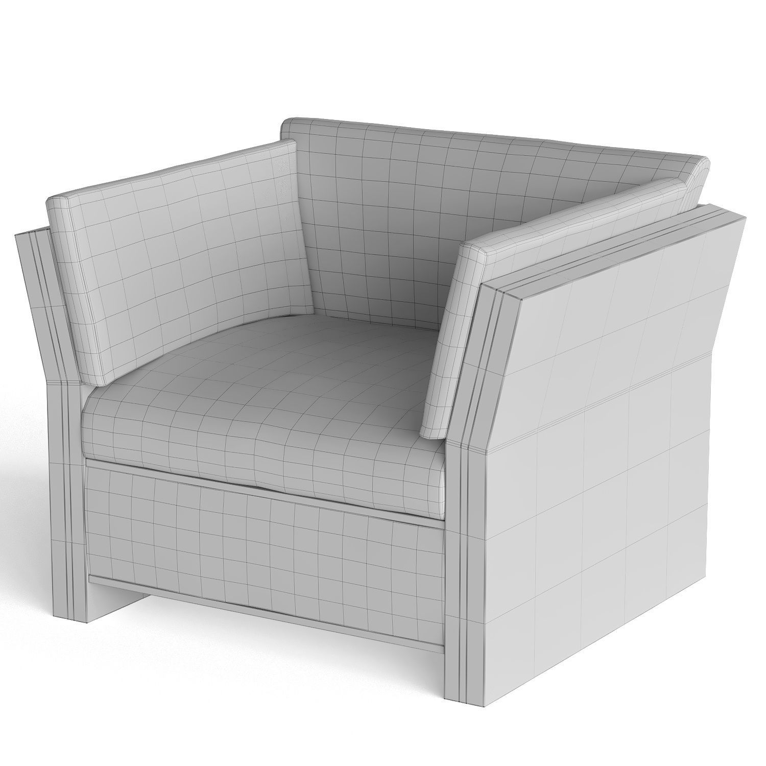 3D model armchair Udaipur Frato VR / AR / low-poly | CGTrader