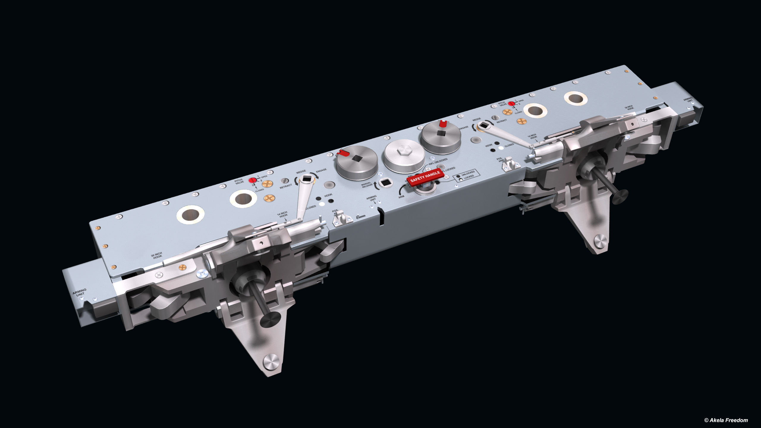 BRU-47A Weapon Rack 3D model | CGTrader