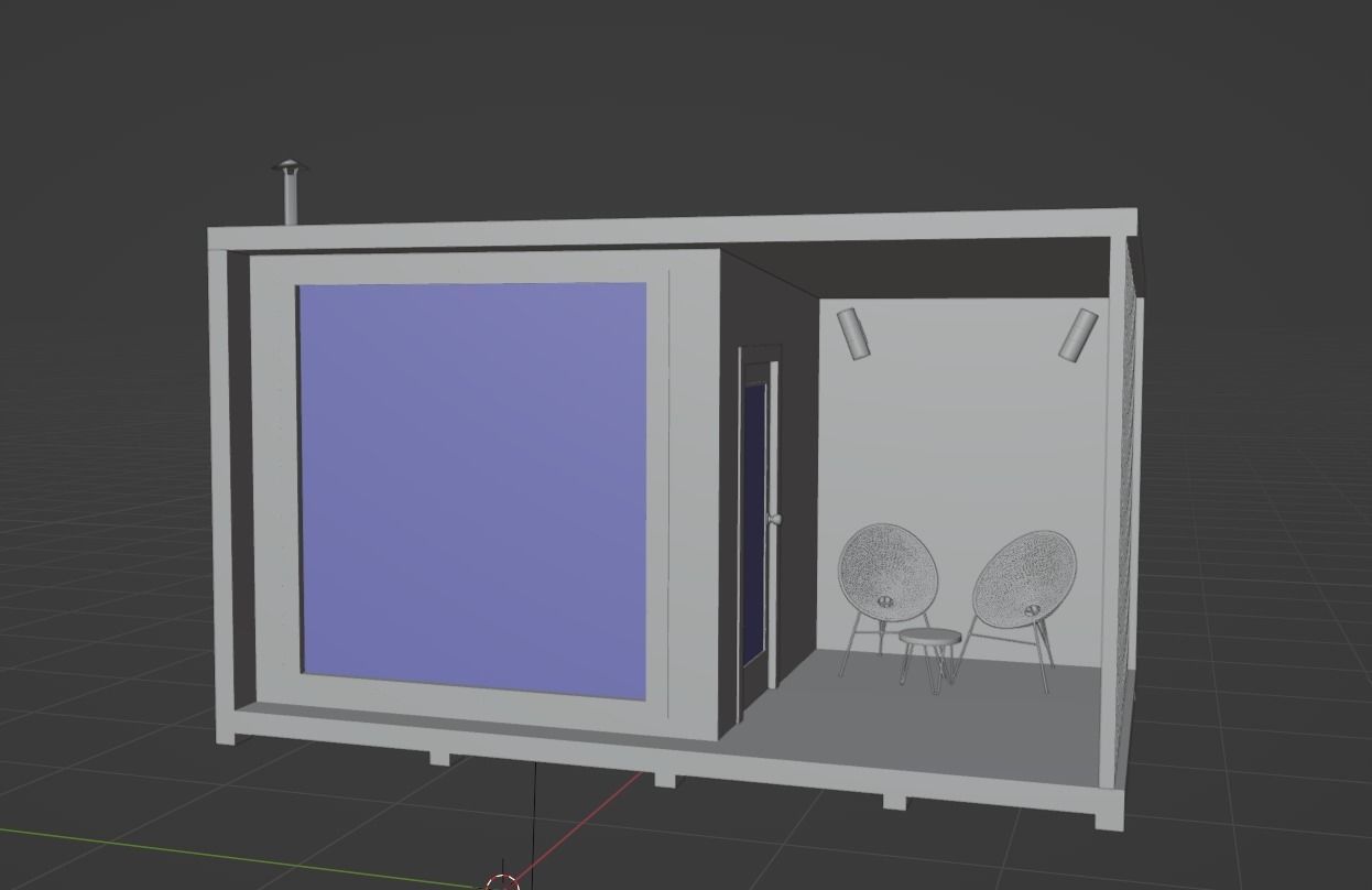 Small modular sauna bathouse 3D model 3D model | CGTrader