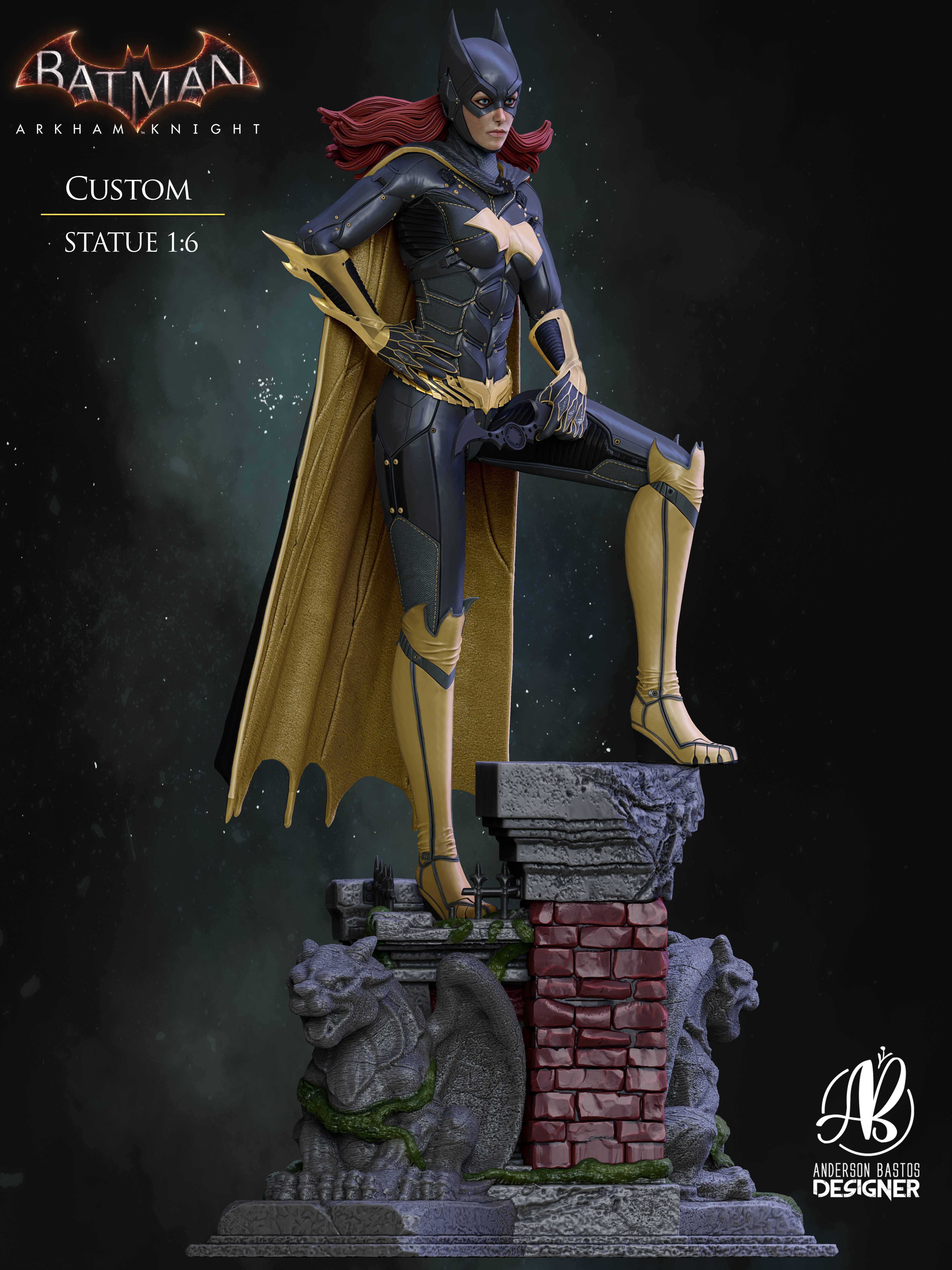 Batgirl Arkham Knight 3d Model 3d Printable Cgtrader