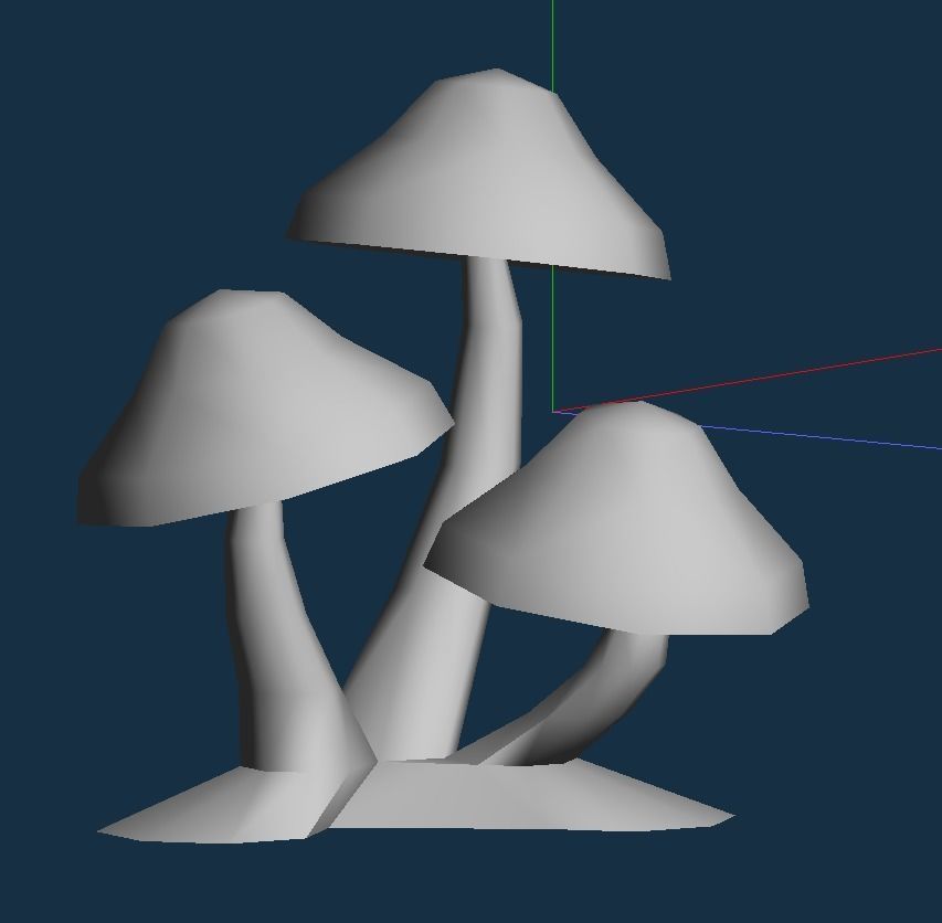 Shroom Trio free 3D model 3D printable | CGTrader