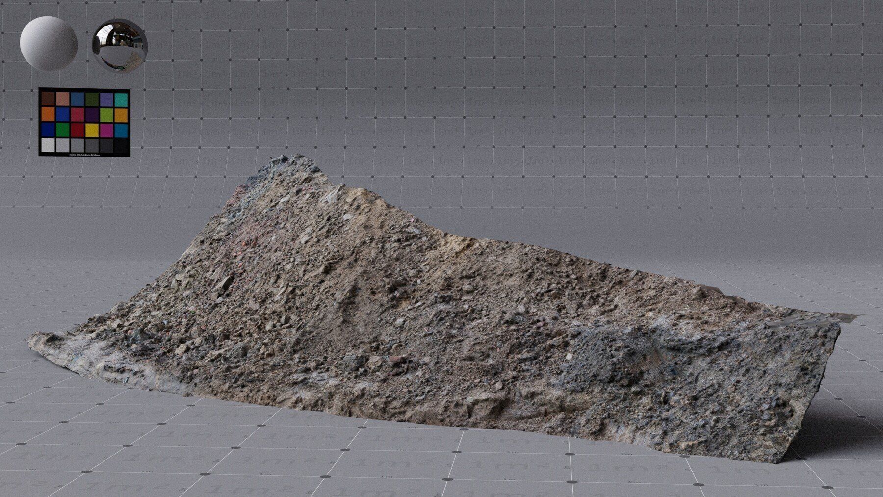 3x MUD scanned assets medium quality 4K textures UDIMs 3D model | CGTrader