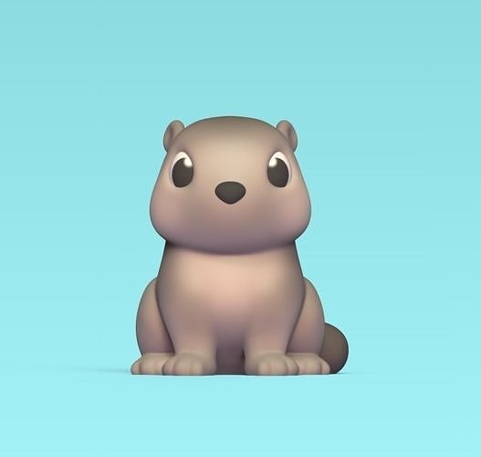 Marmot 3D model 3D printable | CGTrader