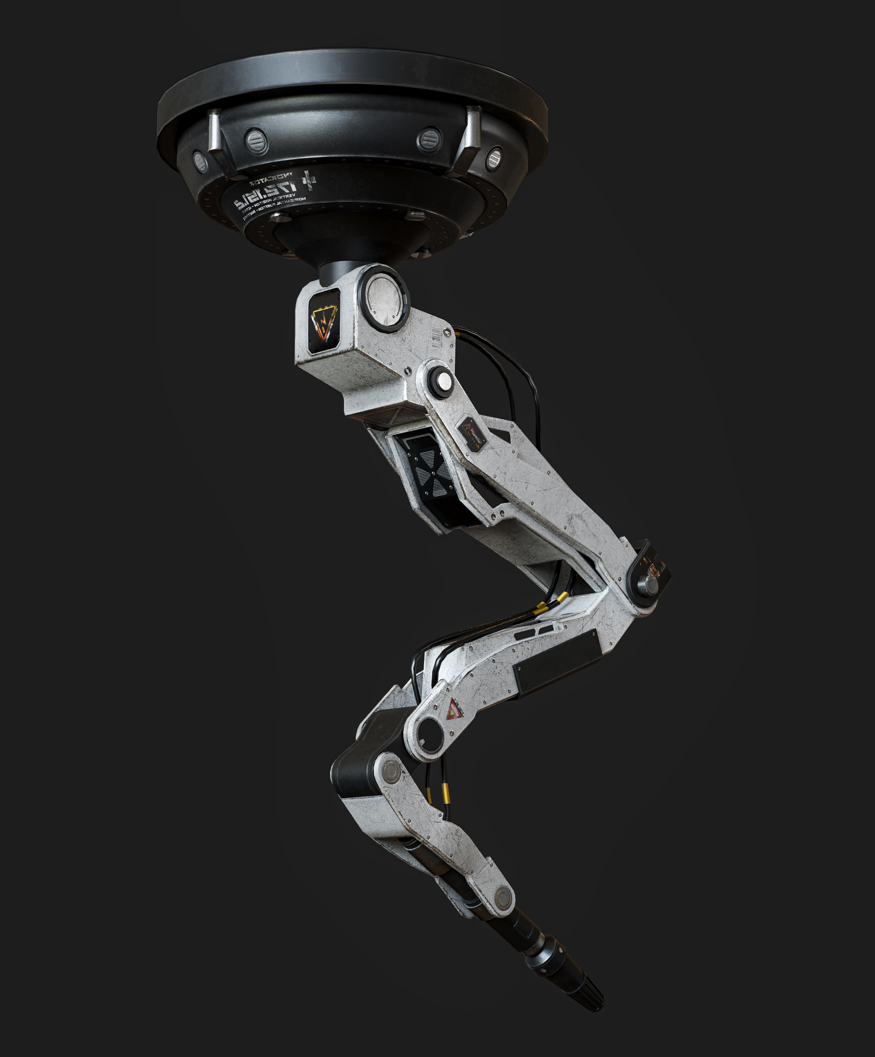 3D model Sci-Fi Robot Arm VR / AR / low-poly | CGTrader