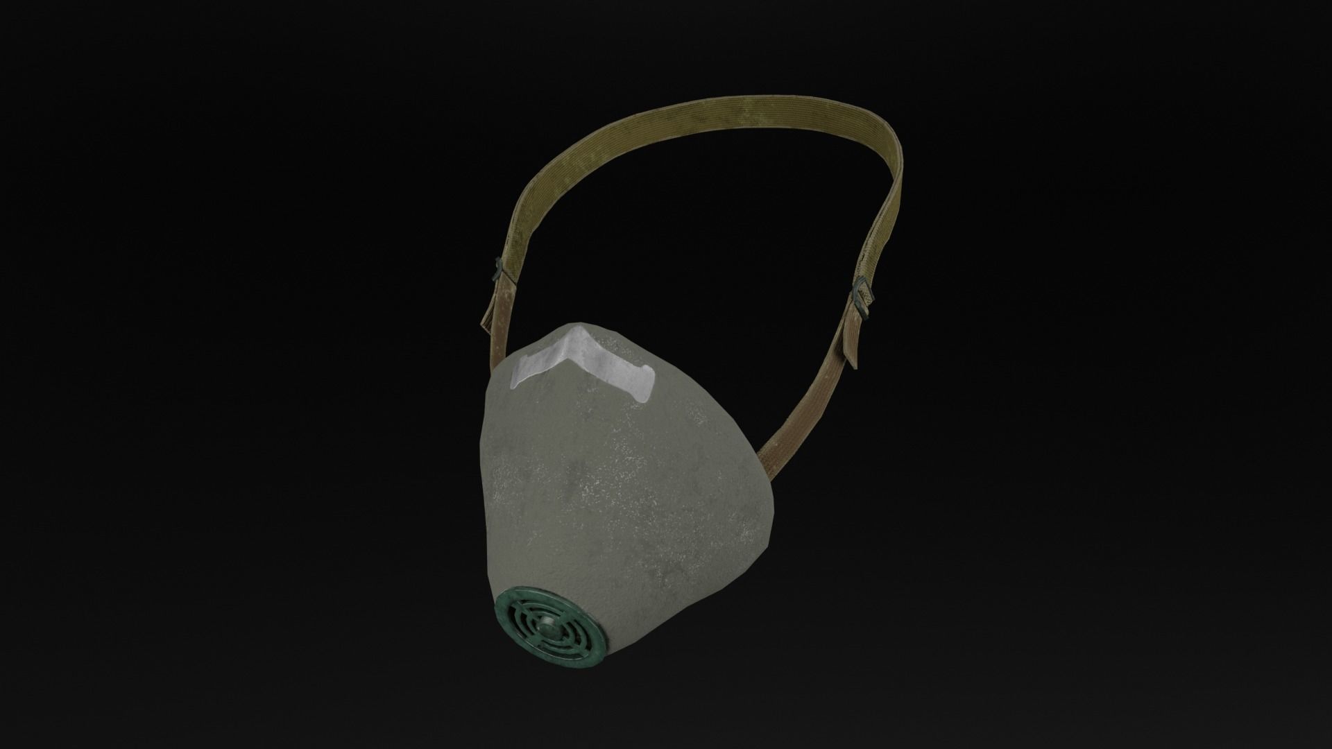3D model Respirator U-2K-R2 VR / AR / low-poly | CGTrader