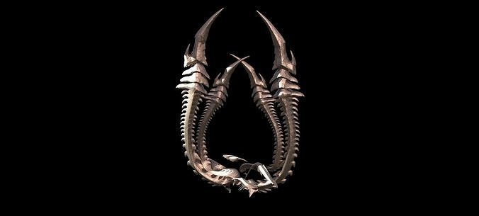 Alien Hybrid Spike 3D model | CGTrader