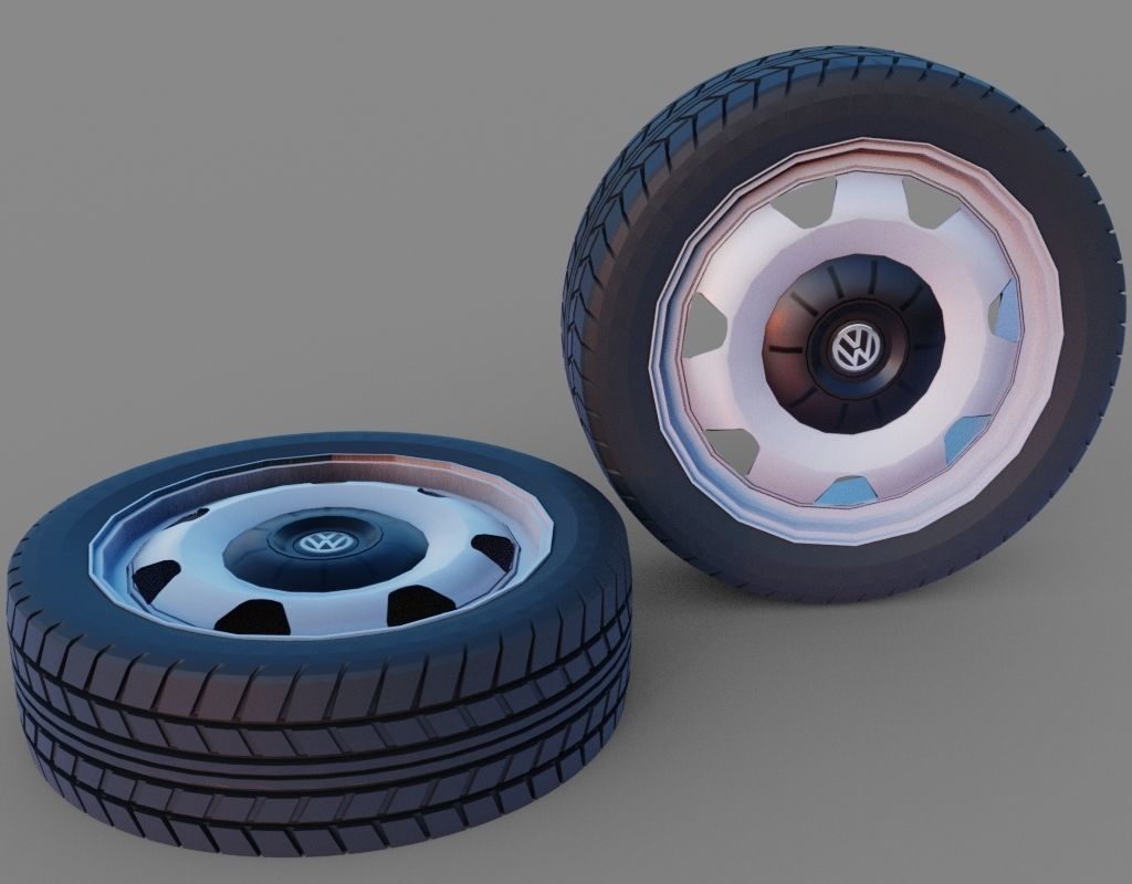 VW Rims 3D Model 3D model | CGTrader