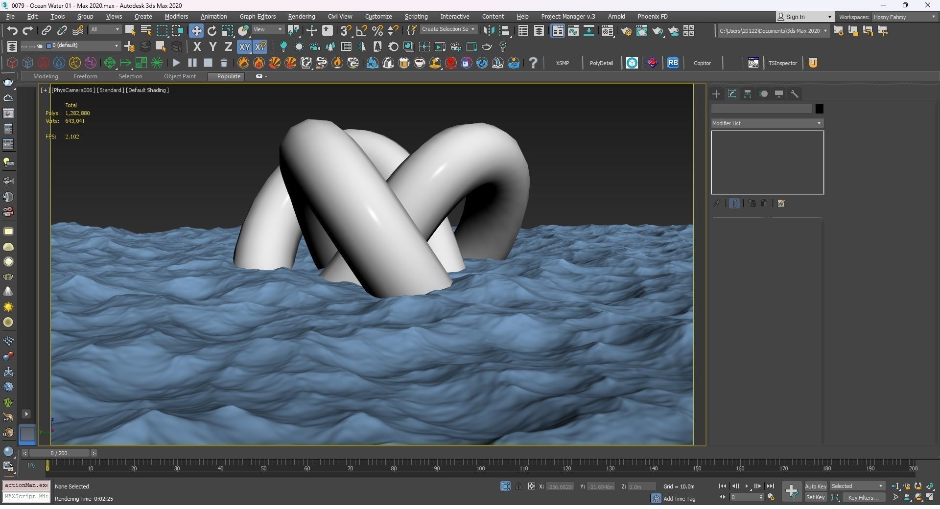 0079 - Ocean Water 01 - Animated 3D model animated | CGTrader