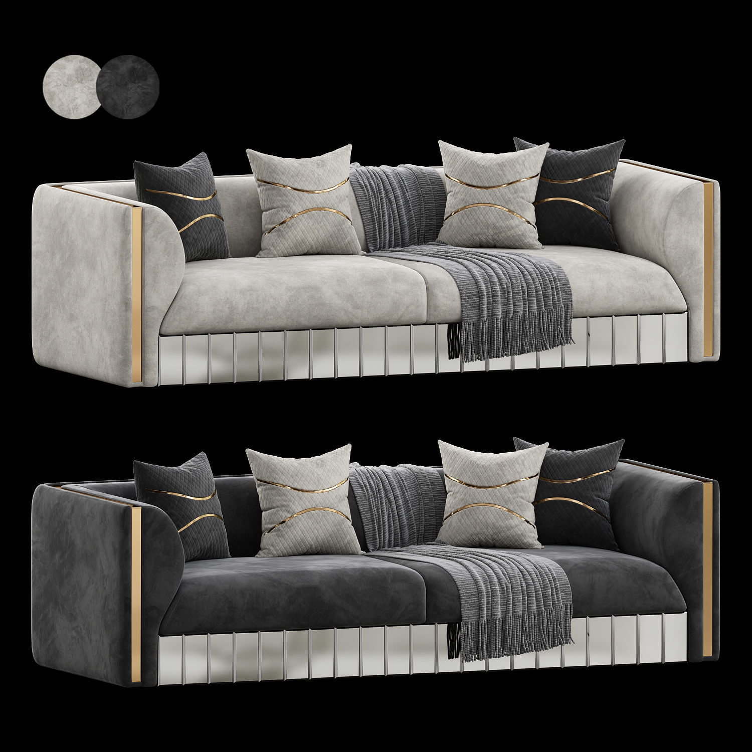 Vegas Sofa by Medusa Home 3D model | CGTrader