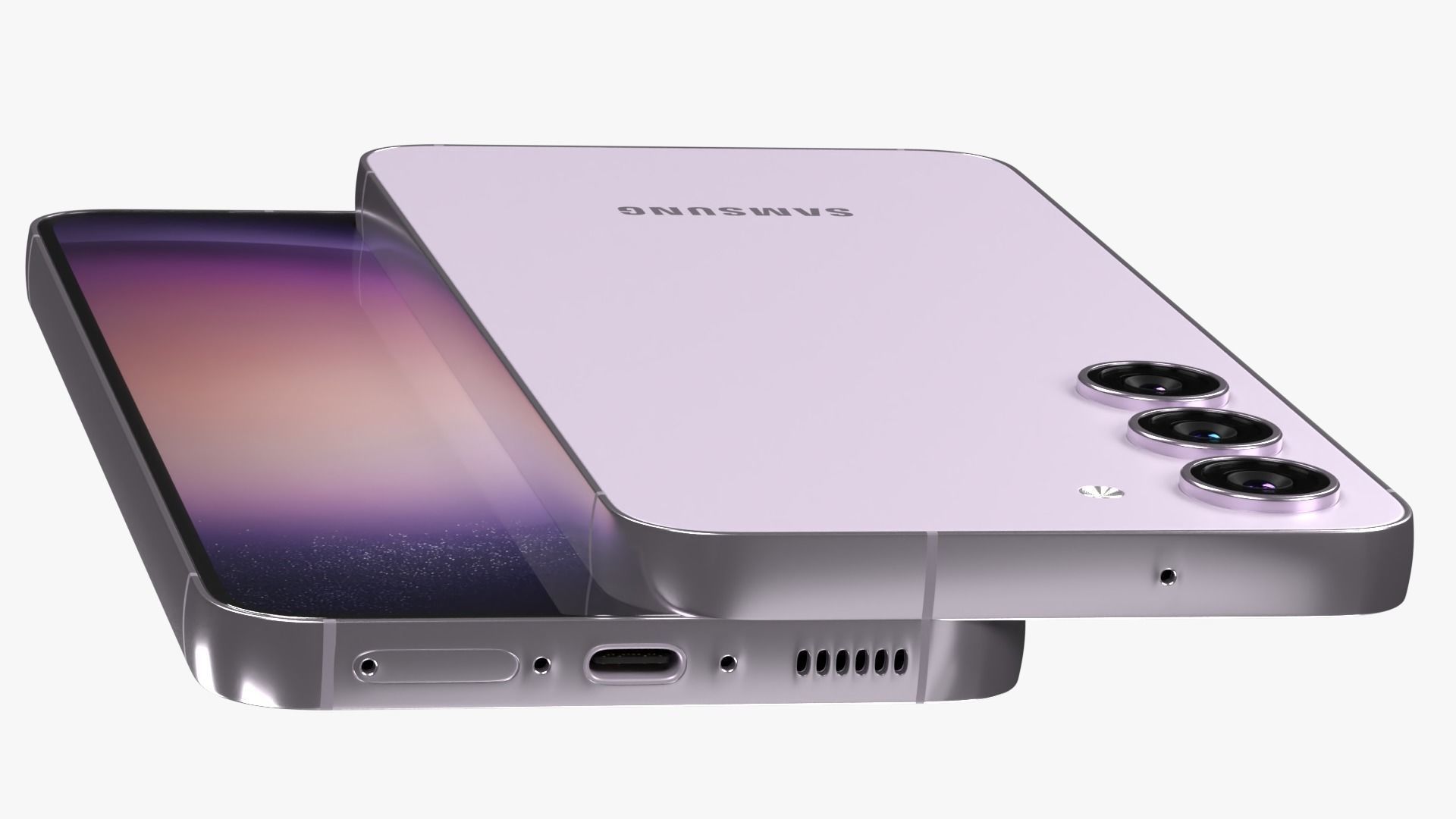 3D model Samsung Galaxy S23 Lavender VR / AR / low-poly | CGTrader