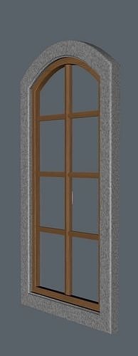 Single window 01 free 3D model | CGTrader