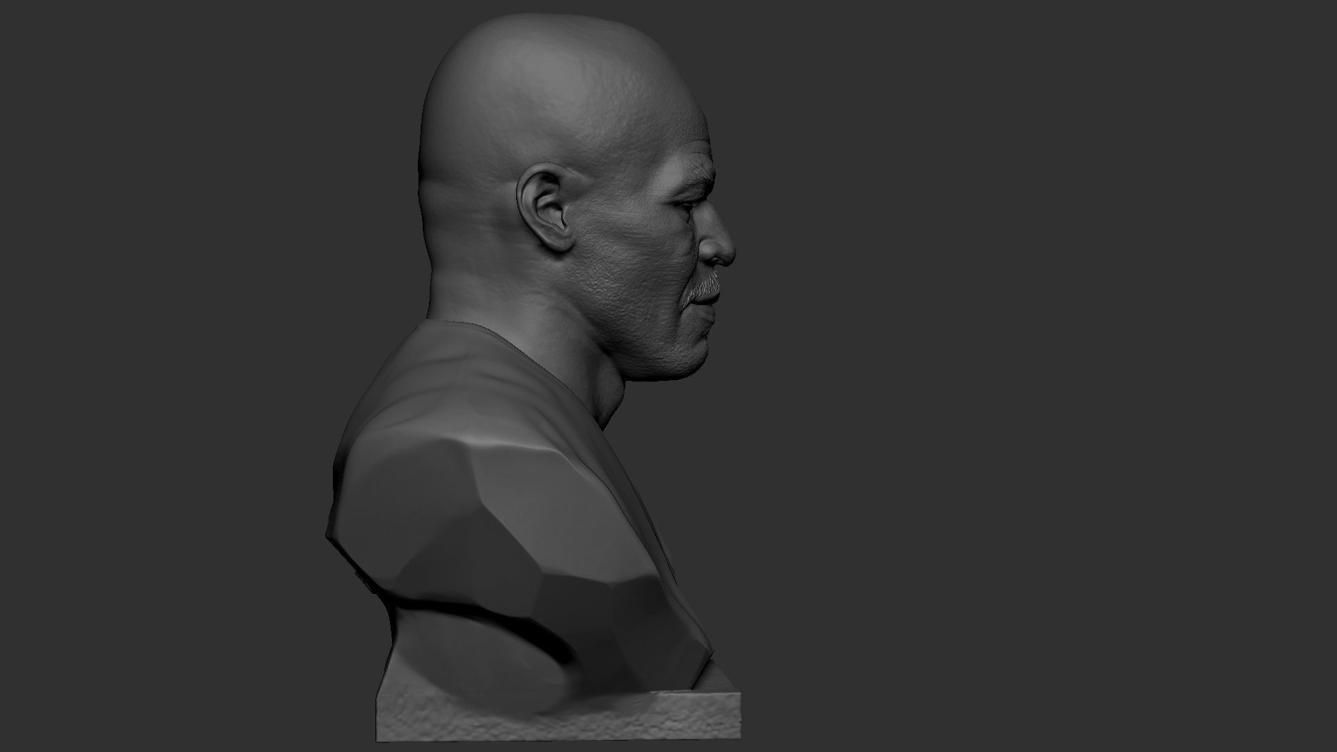 Mike Tyson 3D model 3D printable | CGTrader