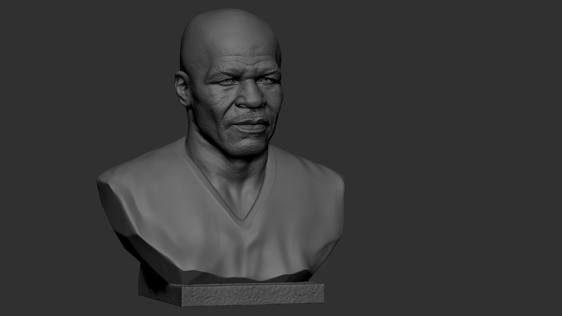 Mike Tyson 3D model 3D printable | CGTrader