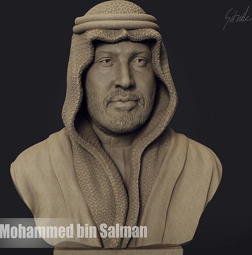 Mohammed bin Salman 3D model 3D printable | CGTrader
