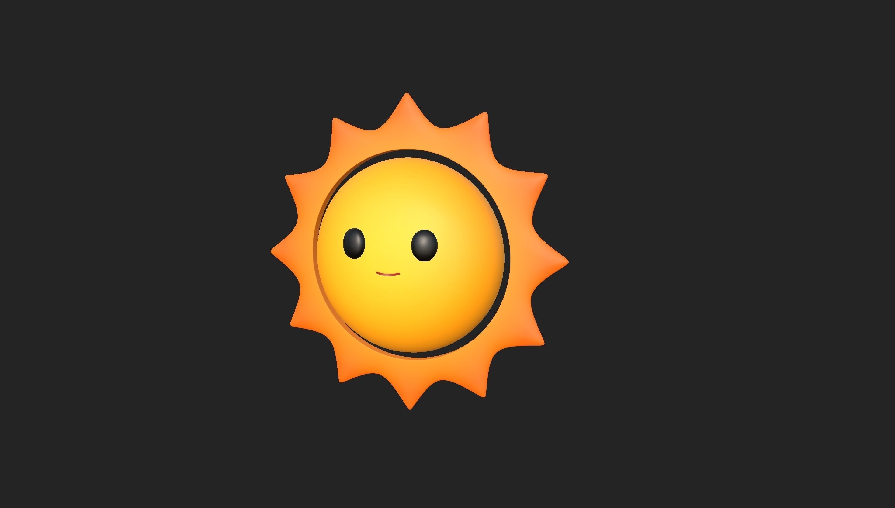 Character223 Sun 3D model | CGTrader