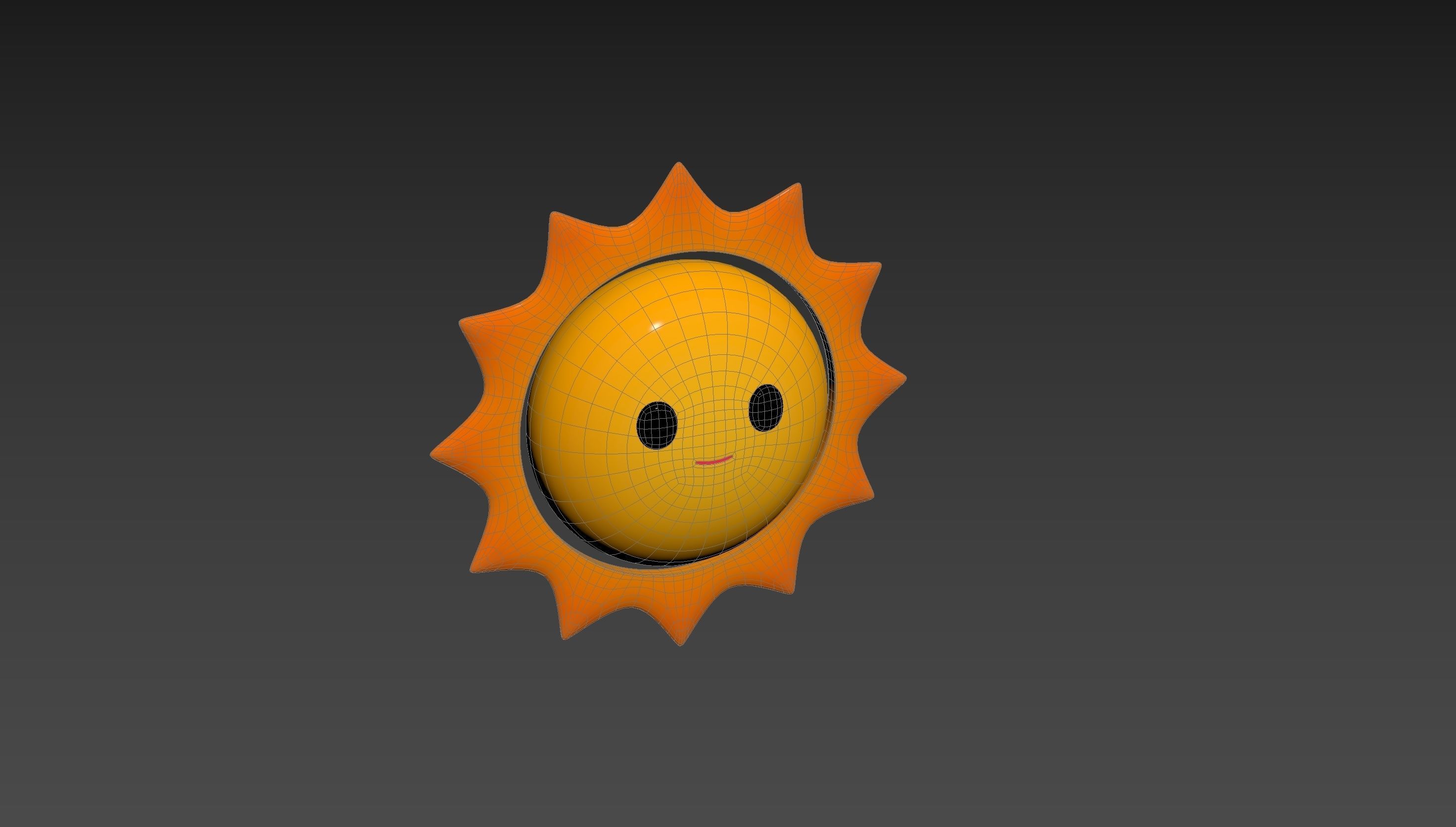 Character223 Sun 3D model | CGTrader