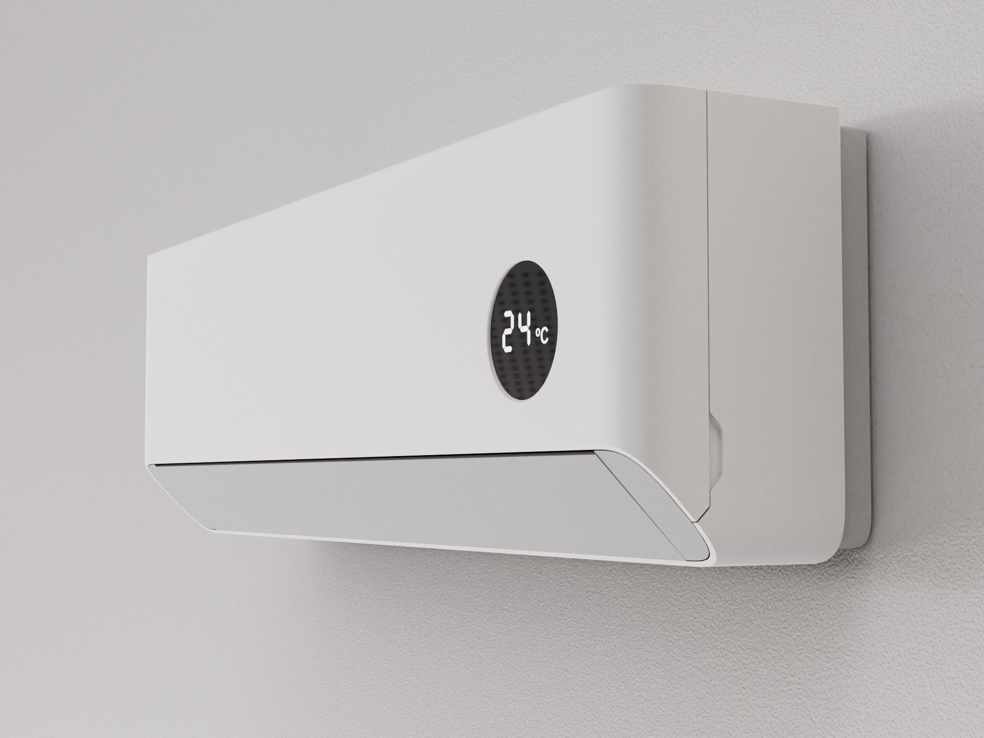 Minimal Air Conditioner 3D model | CGTrader