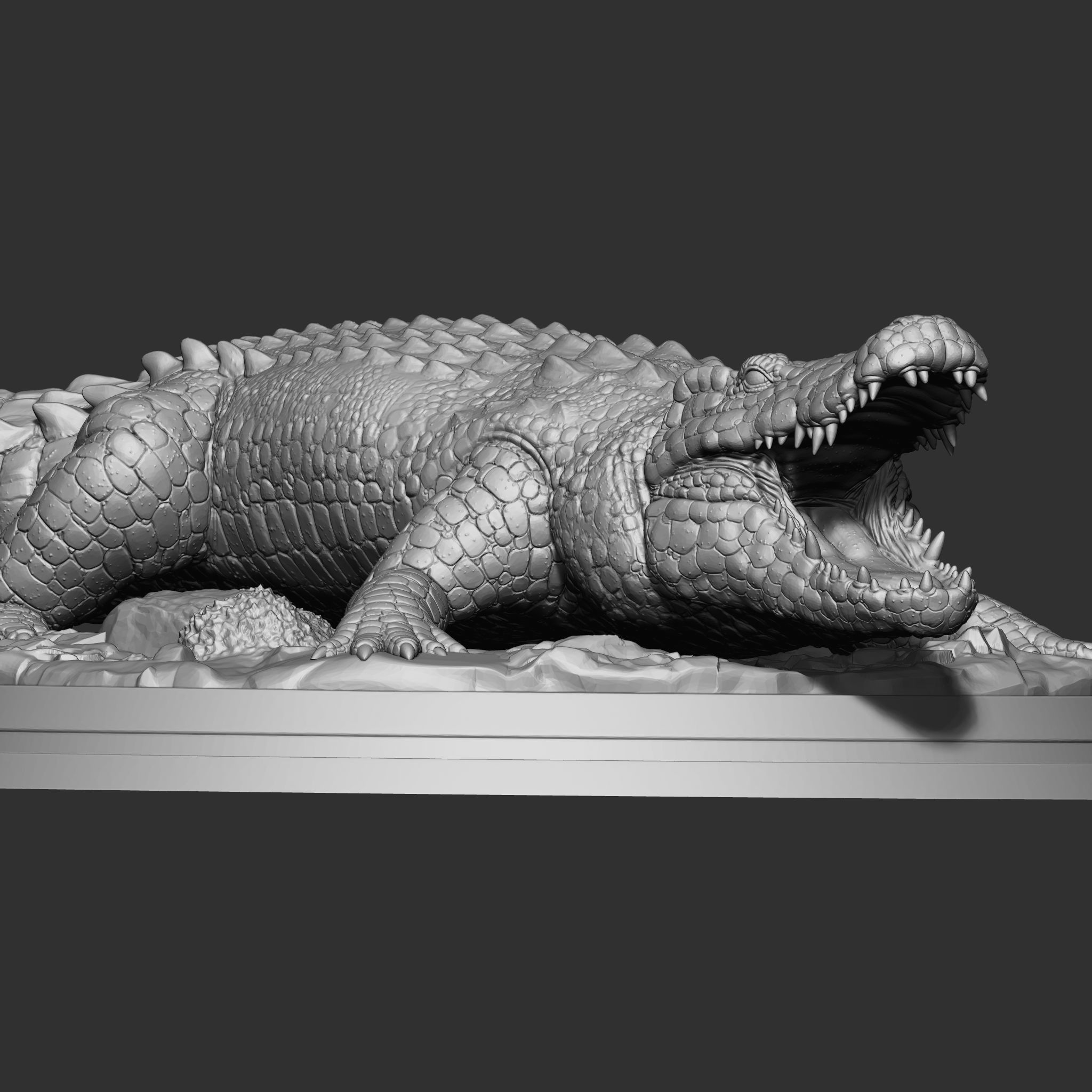 CROCODILE 3D model 3D printable | CGTrader