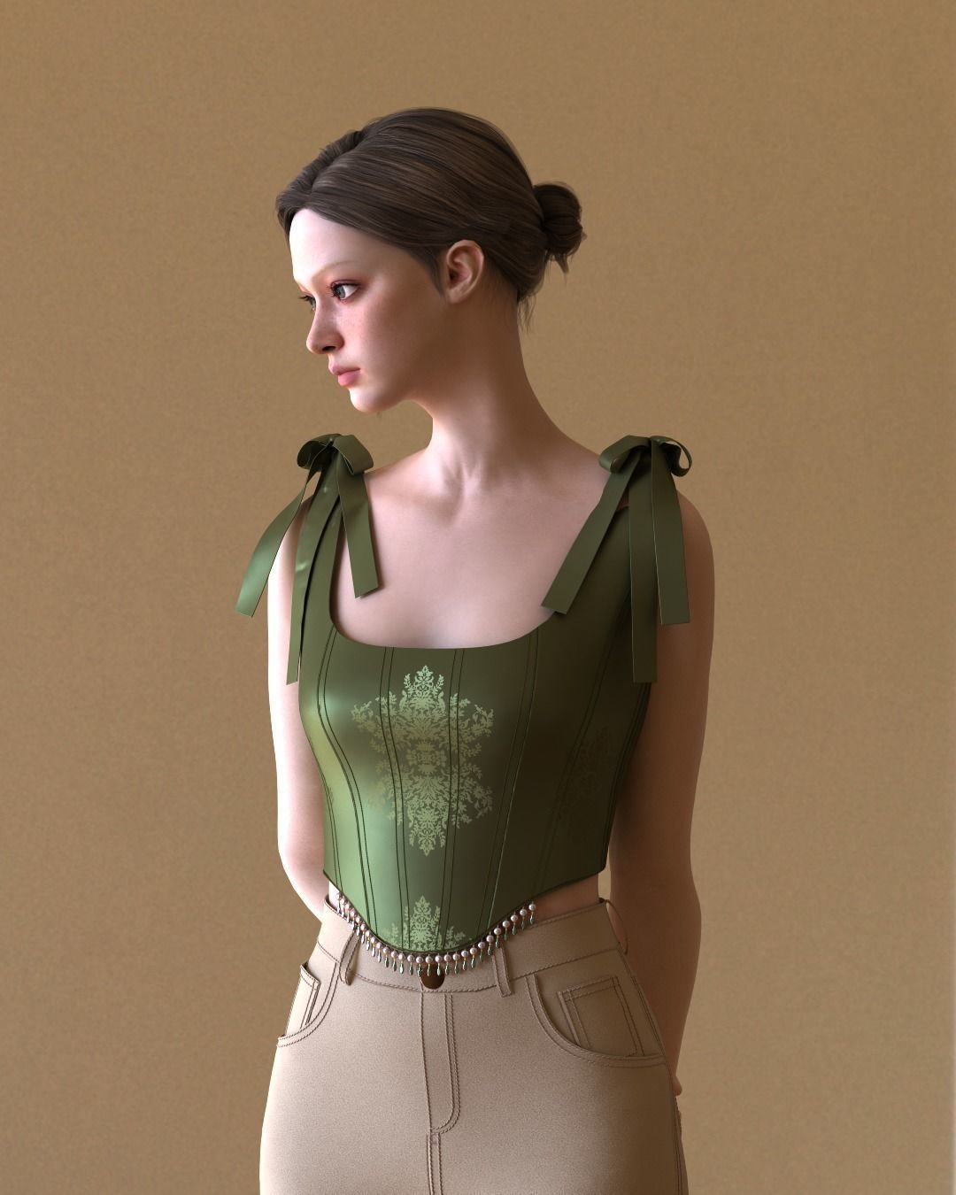 fancy top 3D model | CGTrader