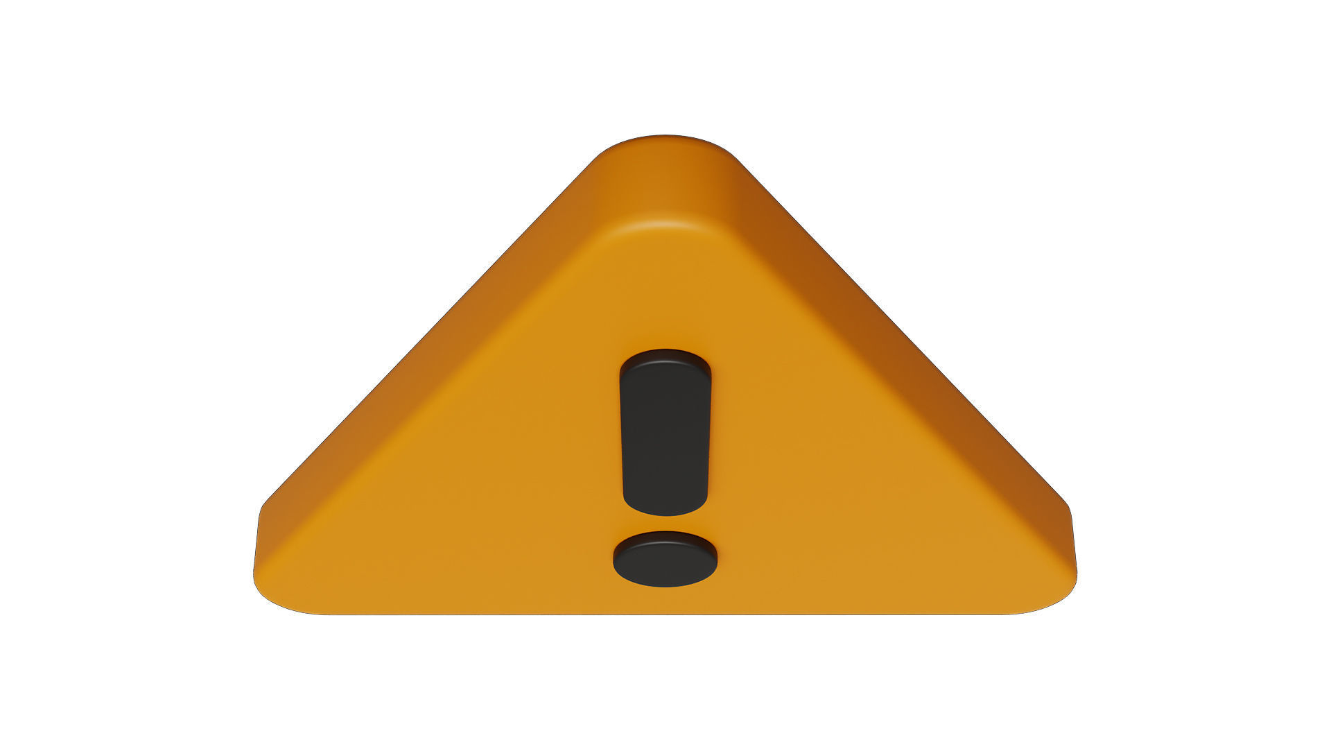 3D model Warning sign VR / AR / low-poly | CGTrader