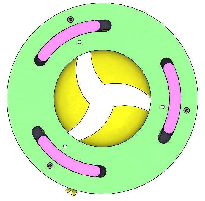 3DP3BLRD60A Mechanical shutter for 3d printing 3D model 3D printable ...