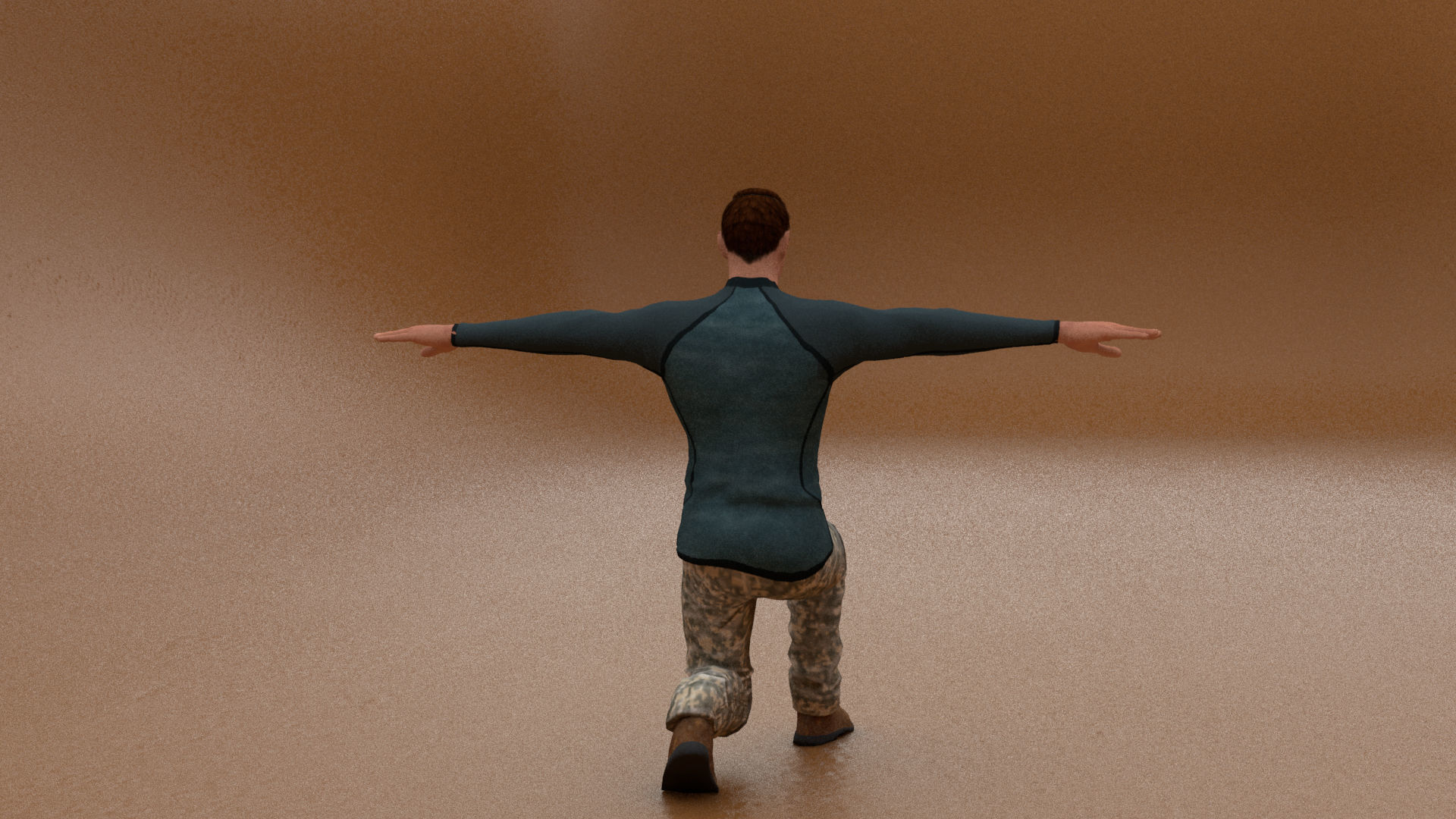 3D model laos Game Male Fighter VR / AR / low-poly | CGTrader