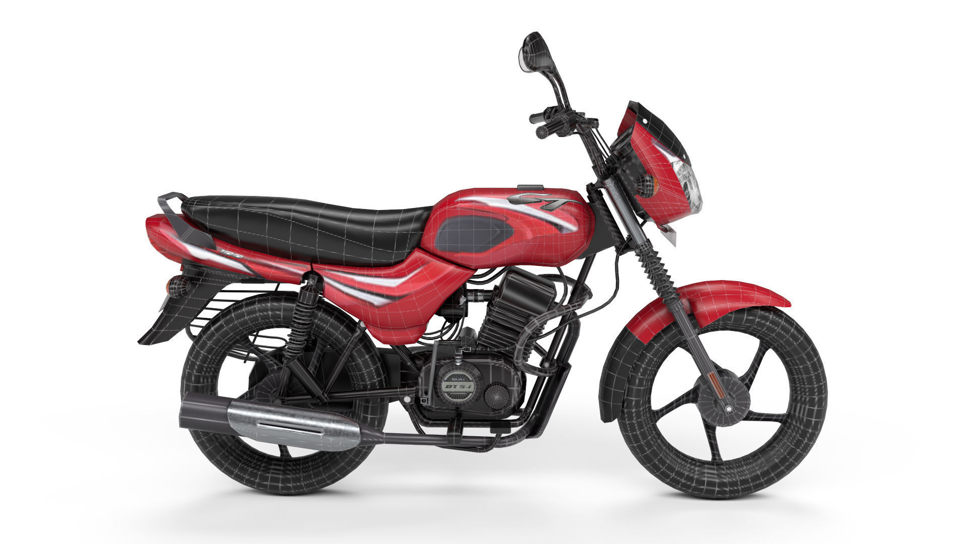 3D model Bajaj CT 100 VR / AR / low-poly | CGTrader