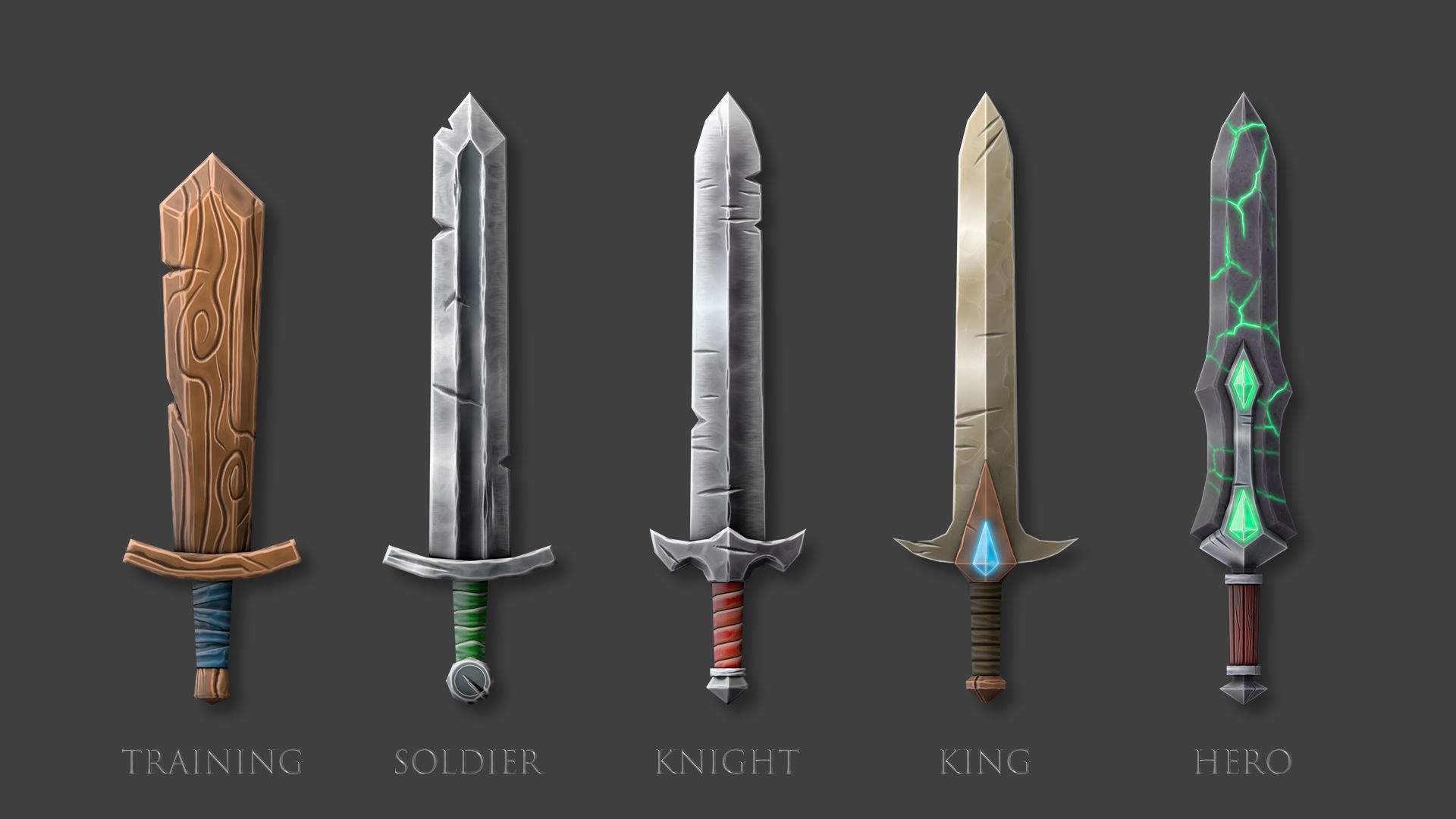 3D model Stylized Swords VR / AR / low-poly | CGTrader