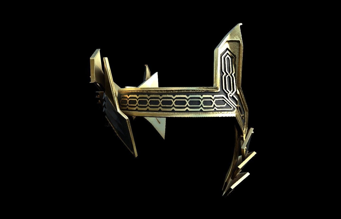 Thorin Oakenshield Crown The Hobbit 3d digital download 3D model 3D ...