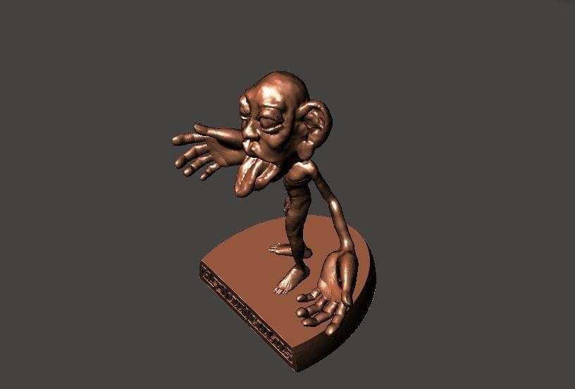 The cortical sensory Homunculus 3D model 3D printable | CGTrader