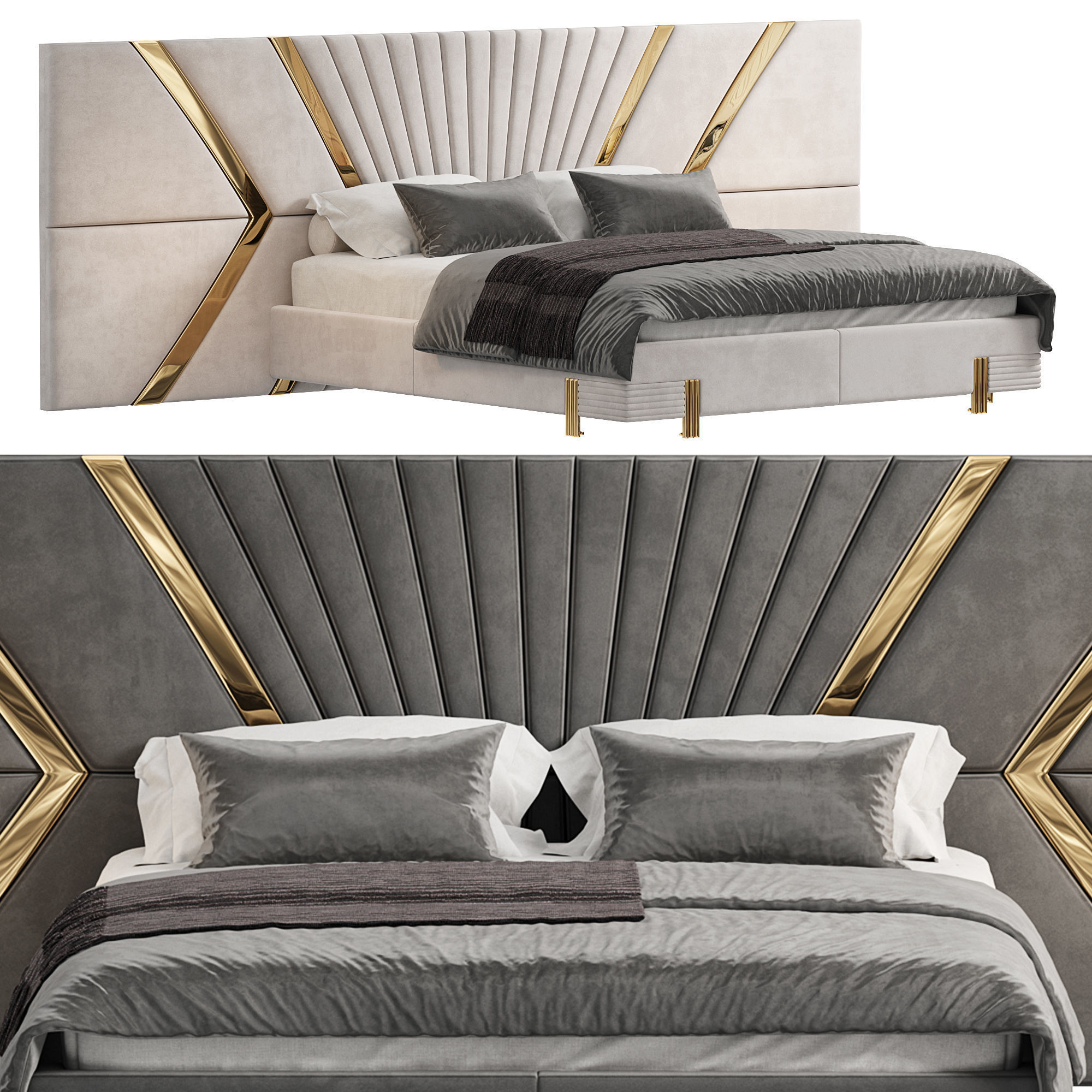 Piero Bed 3D model | CGTrader