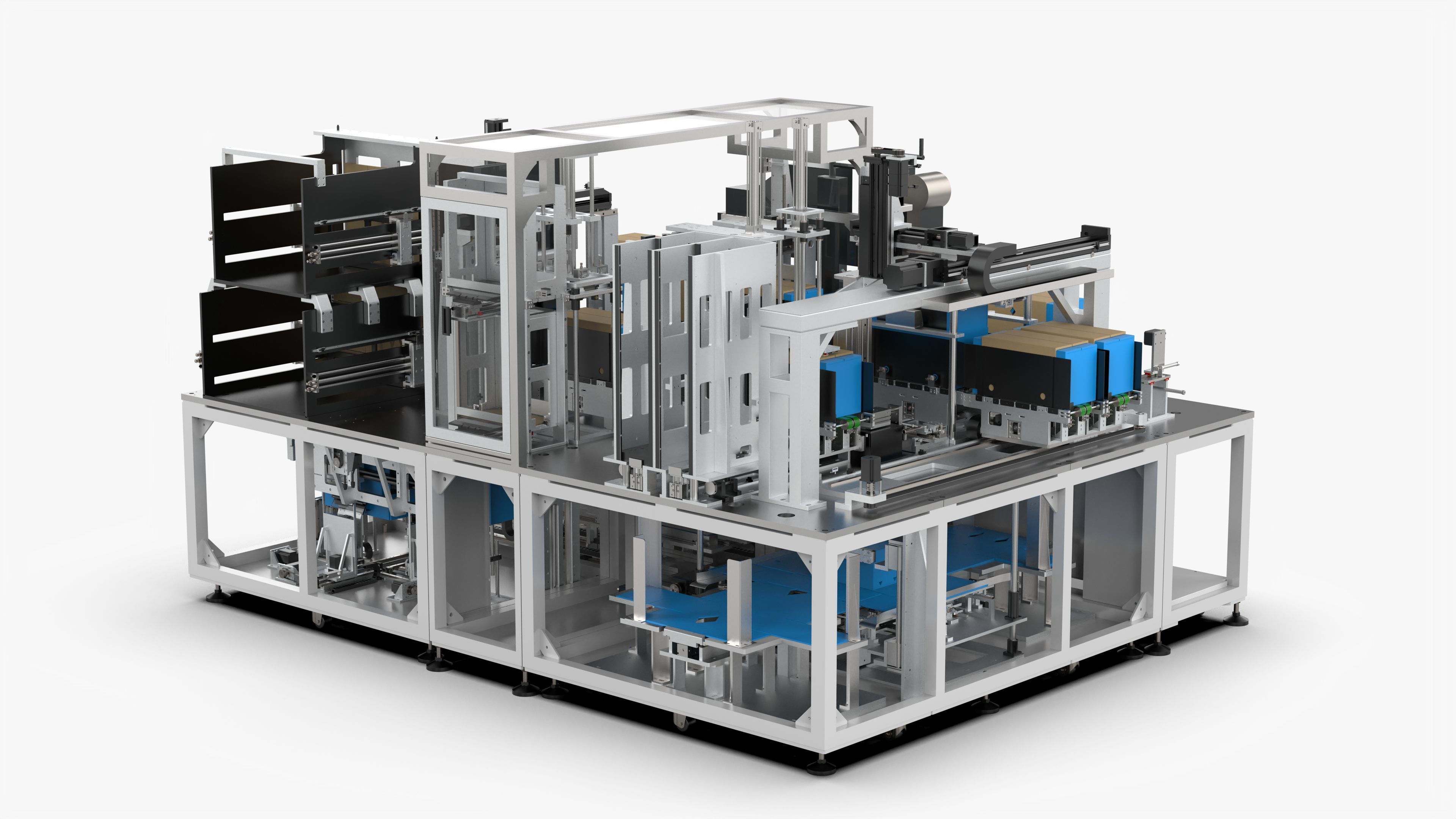 Automatic Carton Packing Machine 3D model | CGTrader