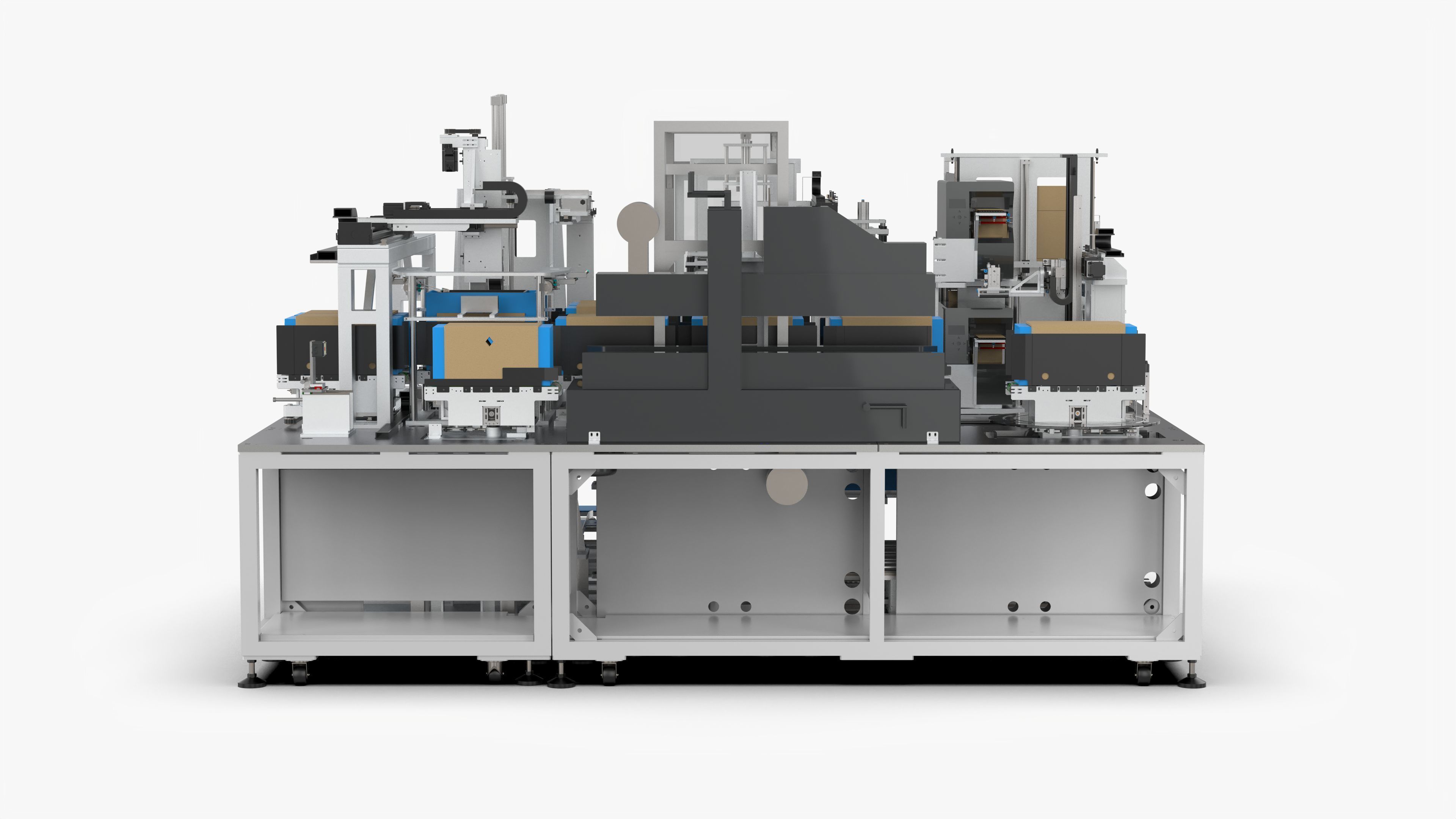 Automatic Carton Packing Machine 3D model | CGTrader