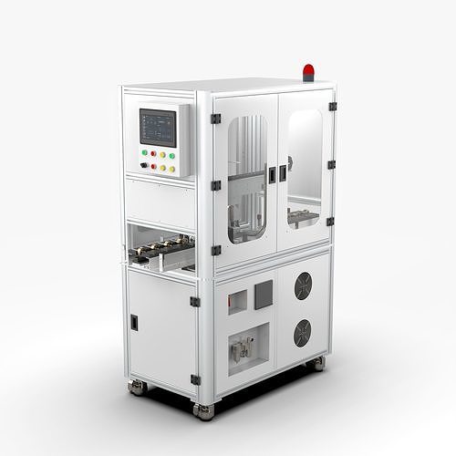 Automatic Permanent Magnet Rotor Spring Assembly Machine 3D model ...