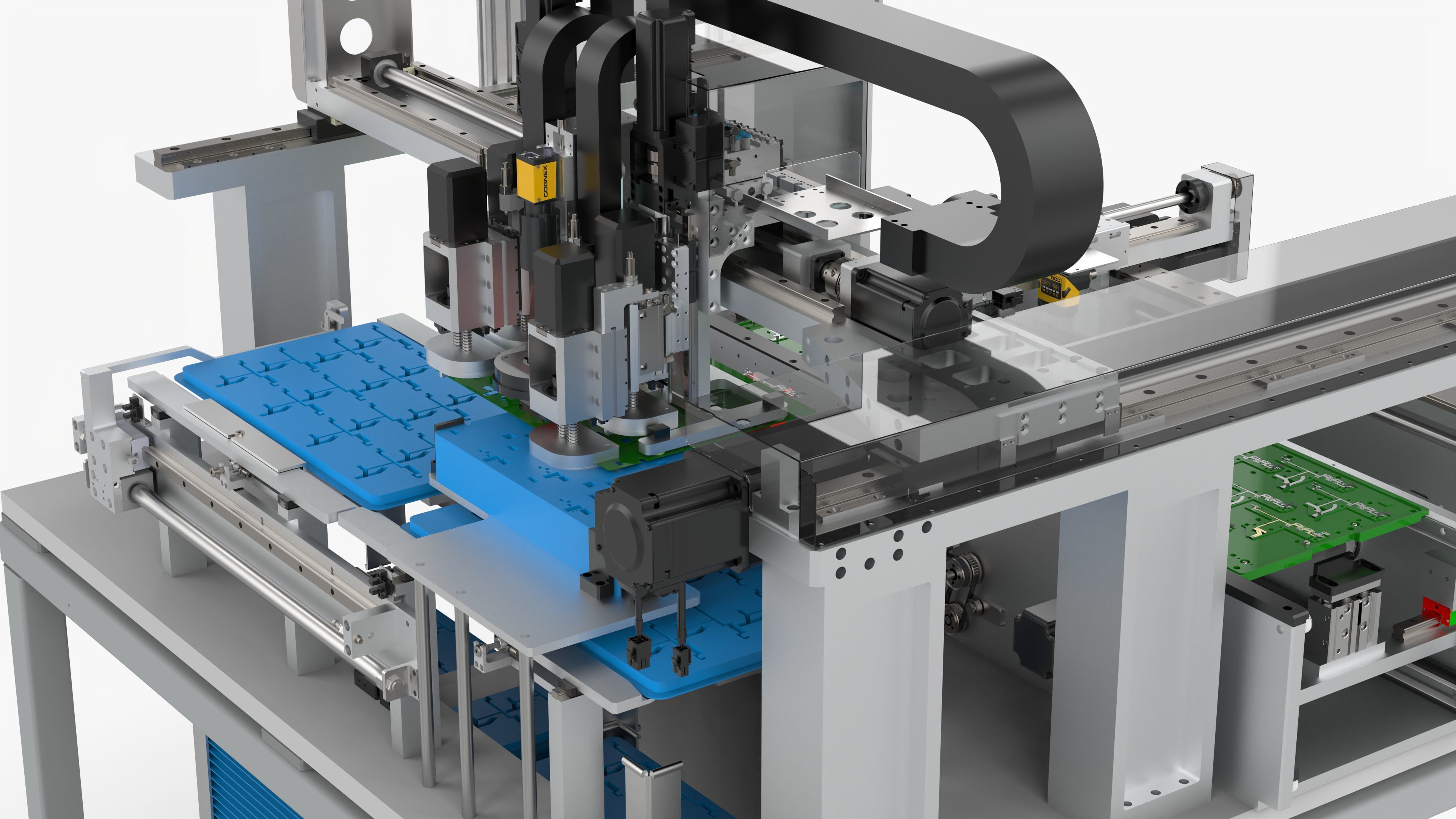 Automatic PCB Circuit Board Assembly Machine 3D model | CGTrader
