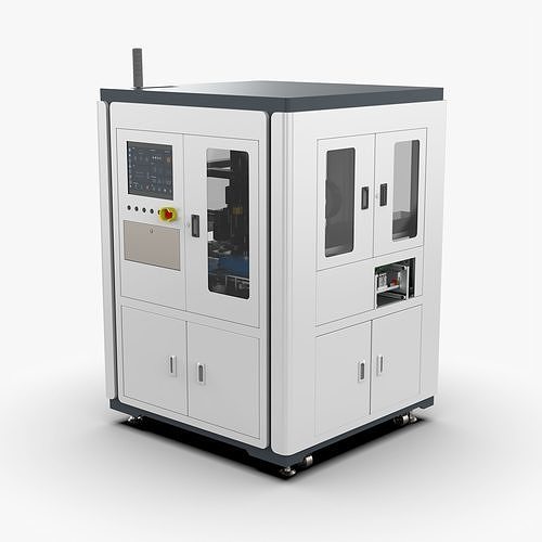 Automatic PCB Circuit Board Assembly Machine 3D model | CGTrader