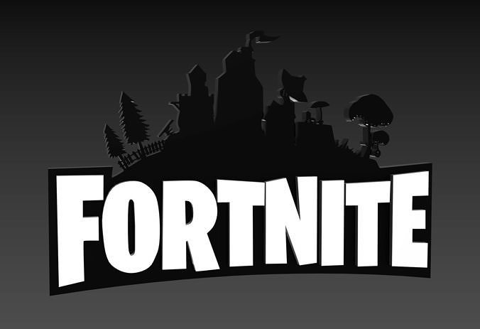 Fortnite logo free VR / AR / low-poly 3D model | CGTrader