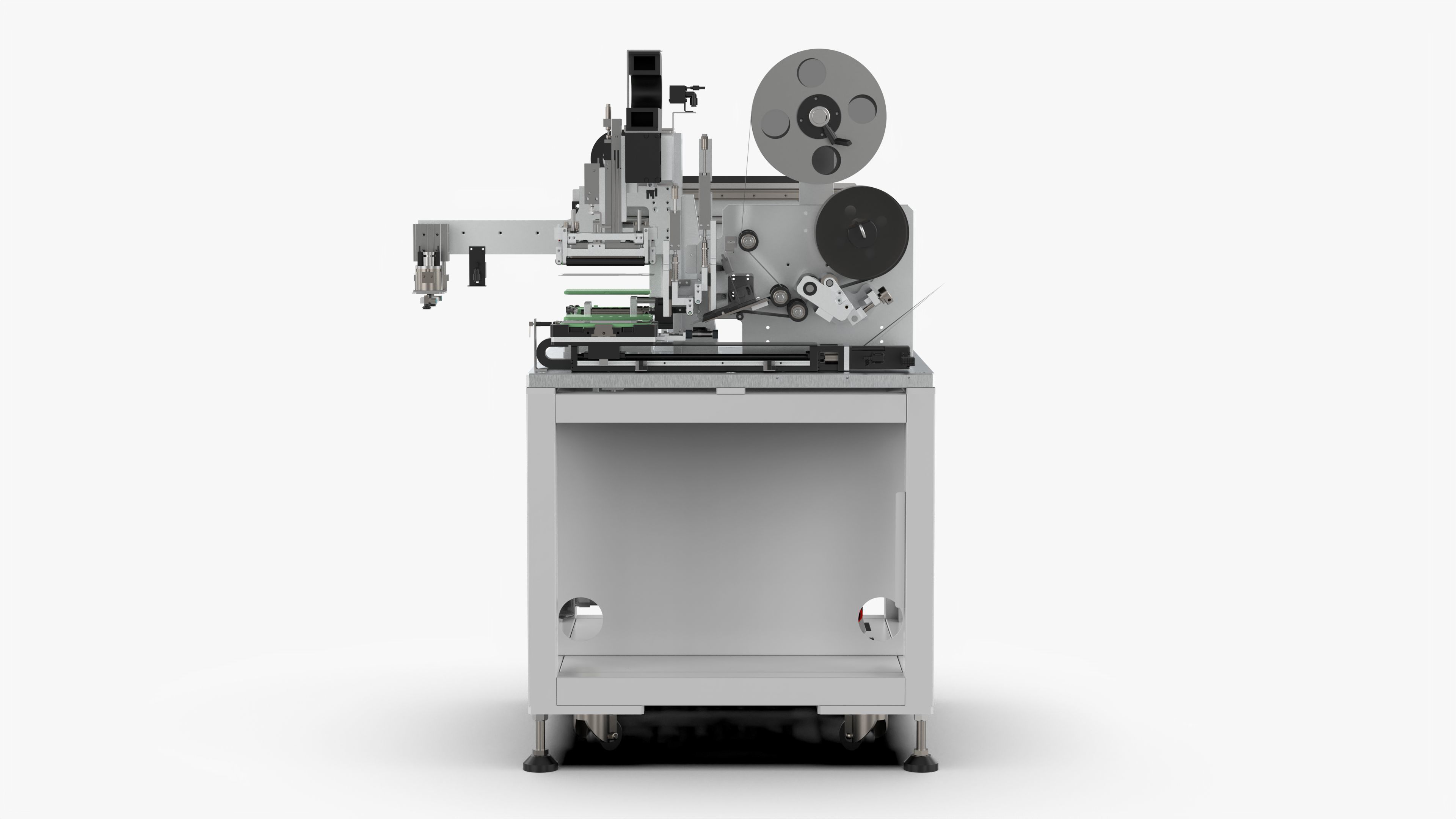 Automatic Front Side Bottom Film Sticking Machine 3D model | CGTrader