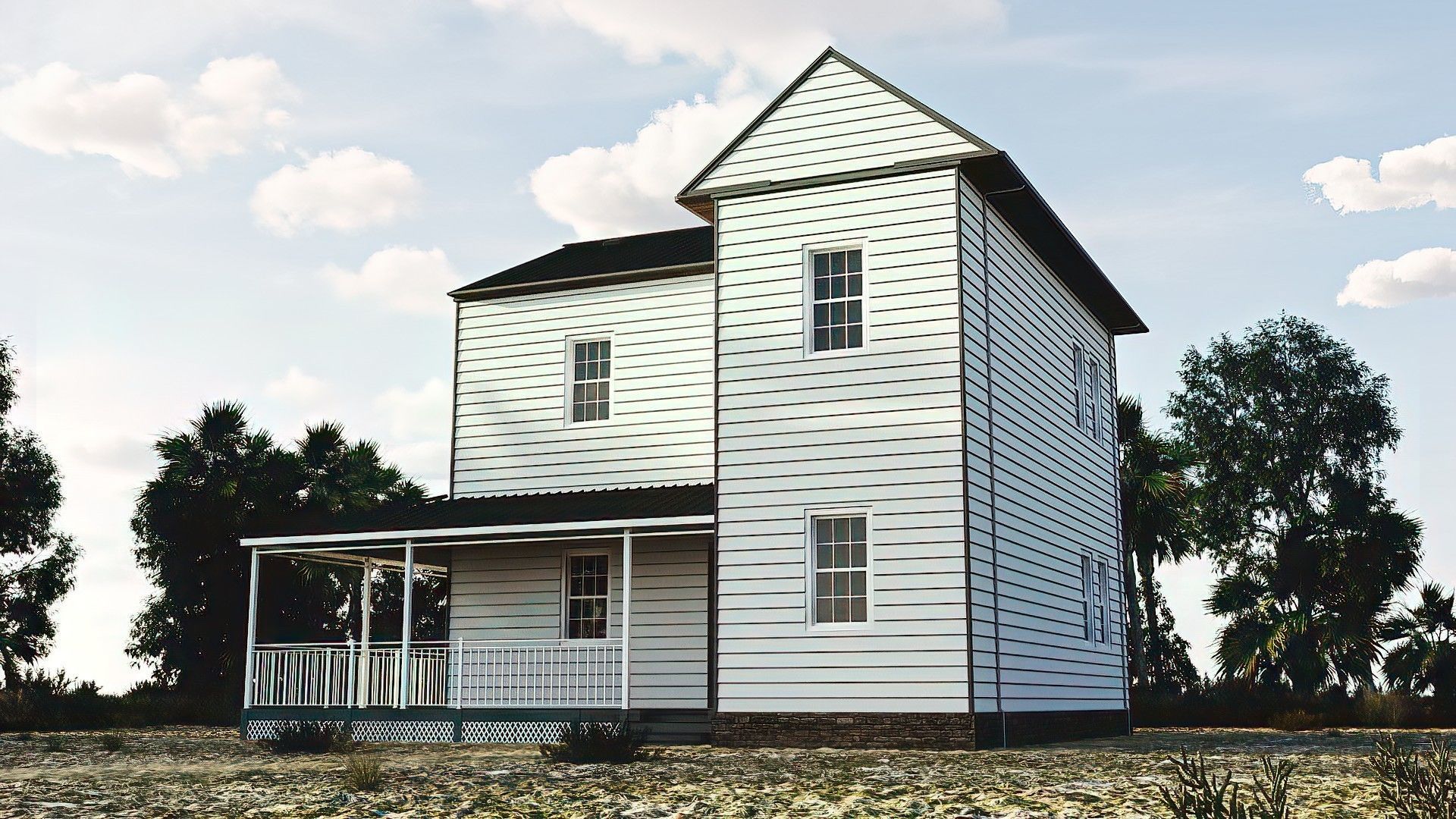 3D model Farm House VR / AR / low-poly | CGTrader