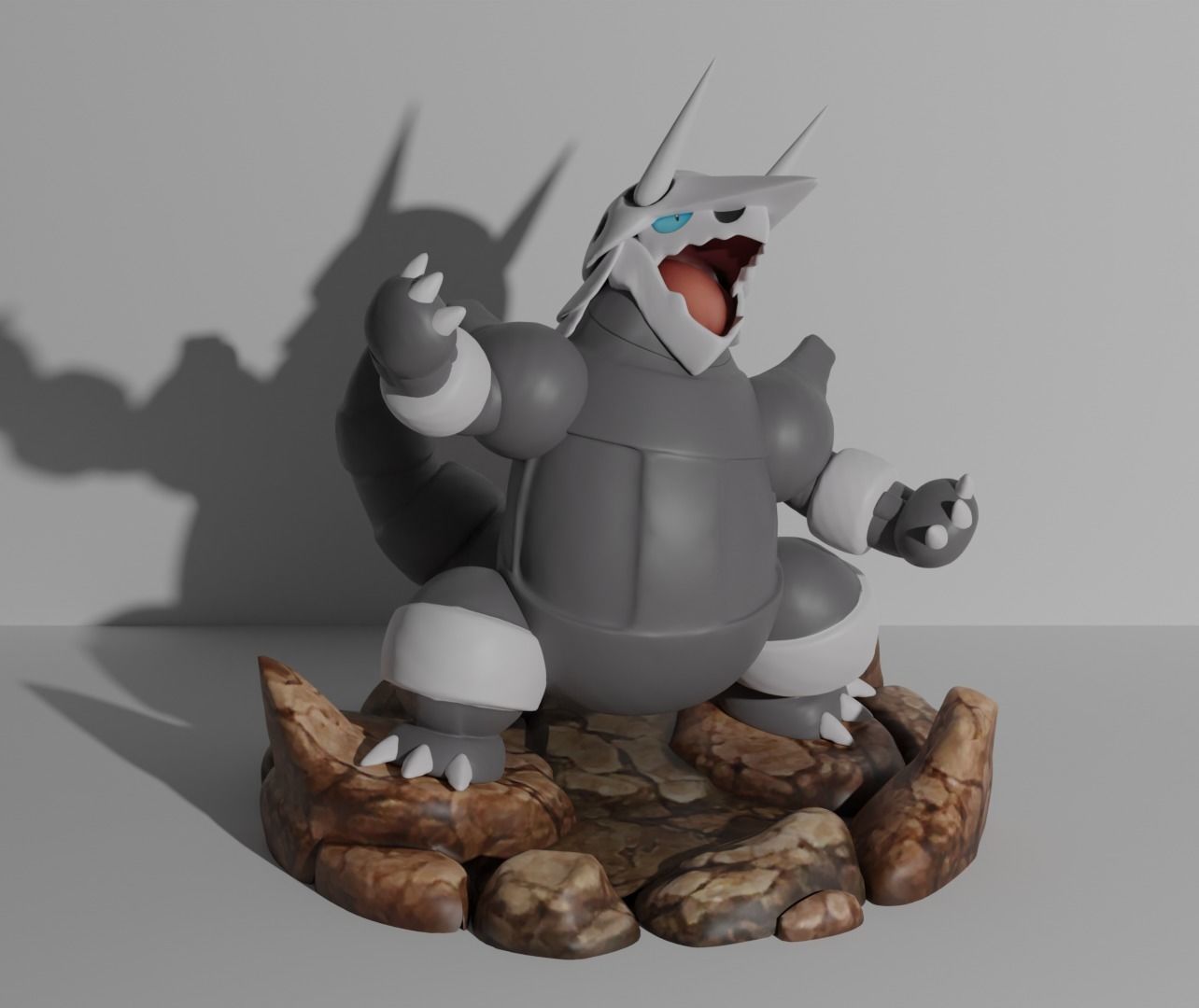 Aron Lairon Aggron And Mega Aggron 3D print model 3D model 3D printable ...